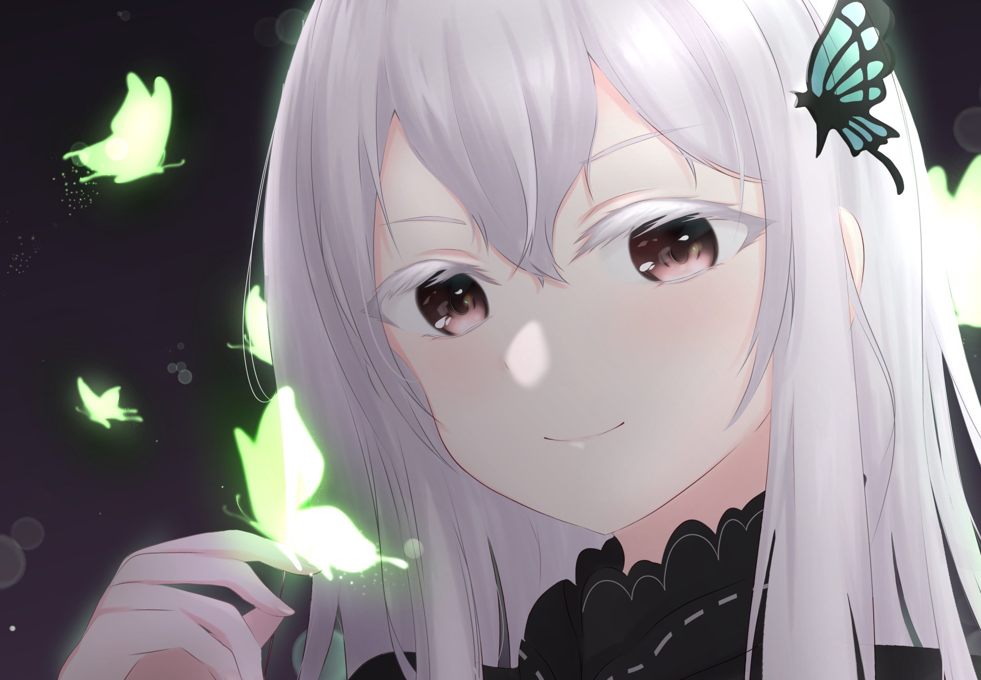 Echidna’s Enchanted Glow – Re:Zero HD Anime Wallpaper