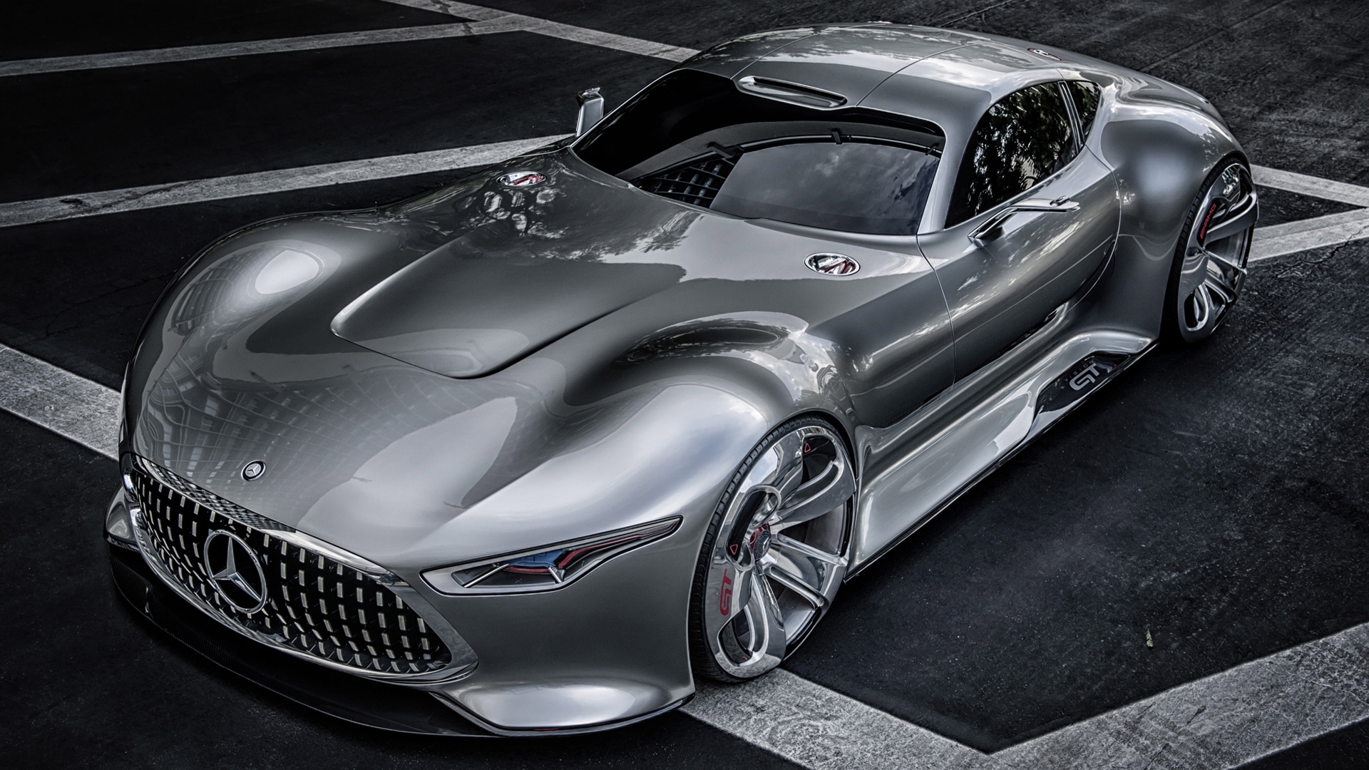 Download Silver Car Car Mercedes-AMG GT Mercedes Vehicle Mercedes-Benz ...