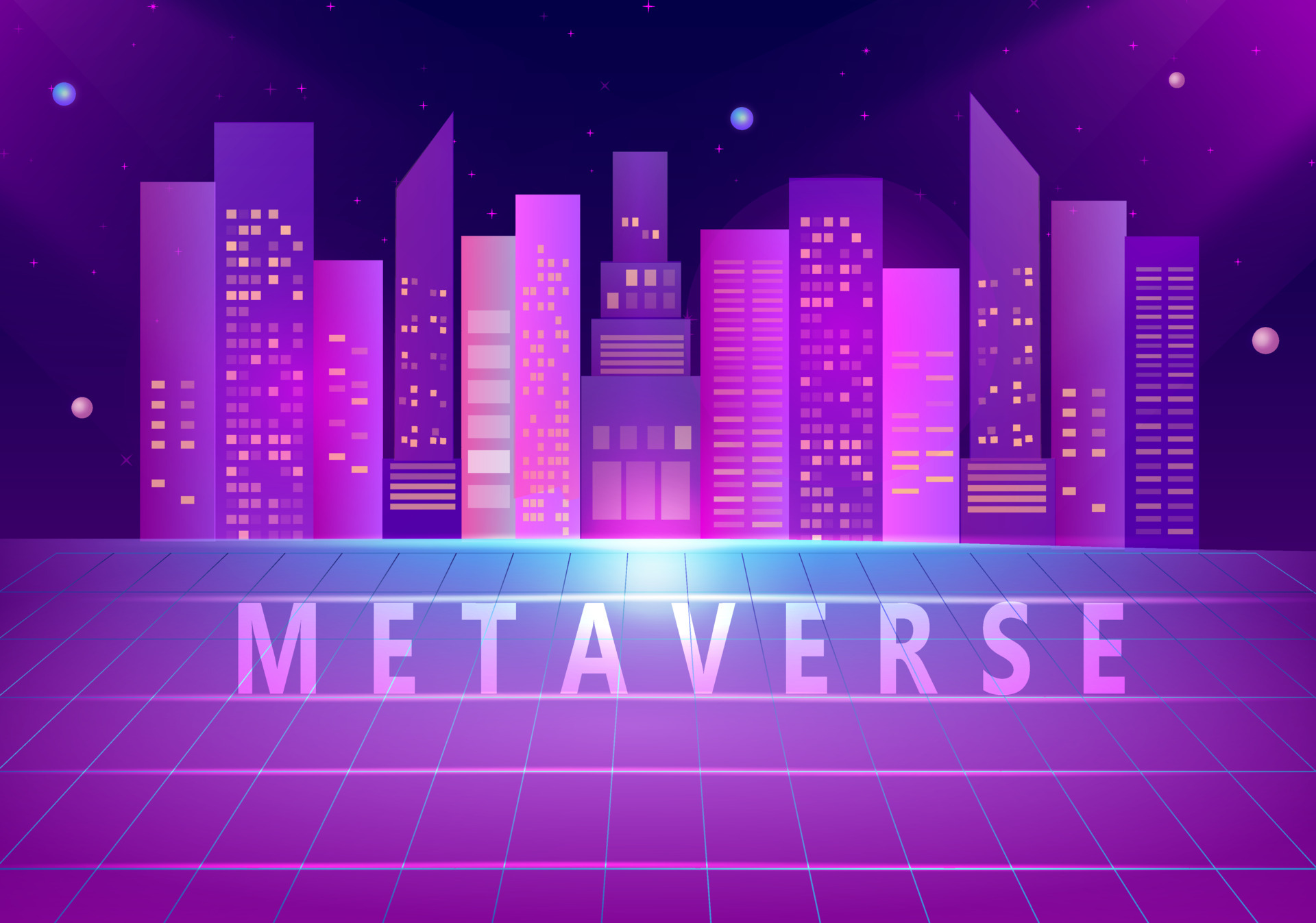 Download Technology Metaverse HD Wallpaper