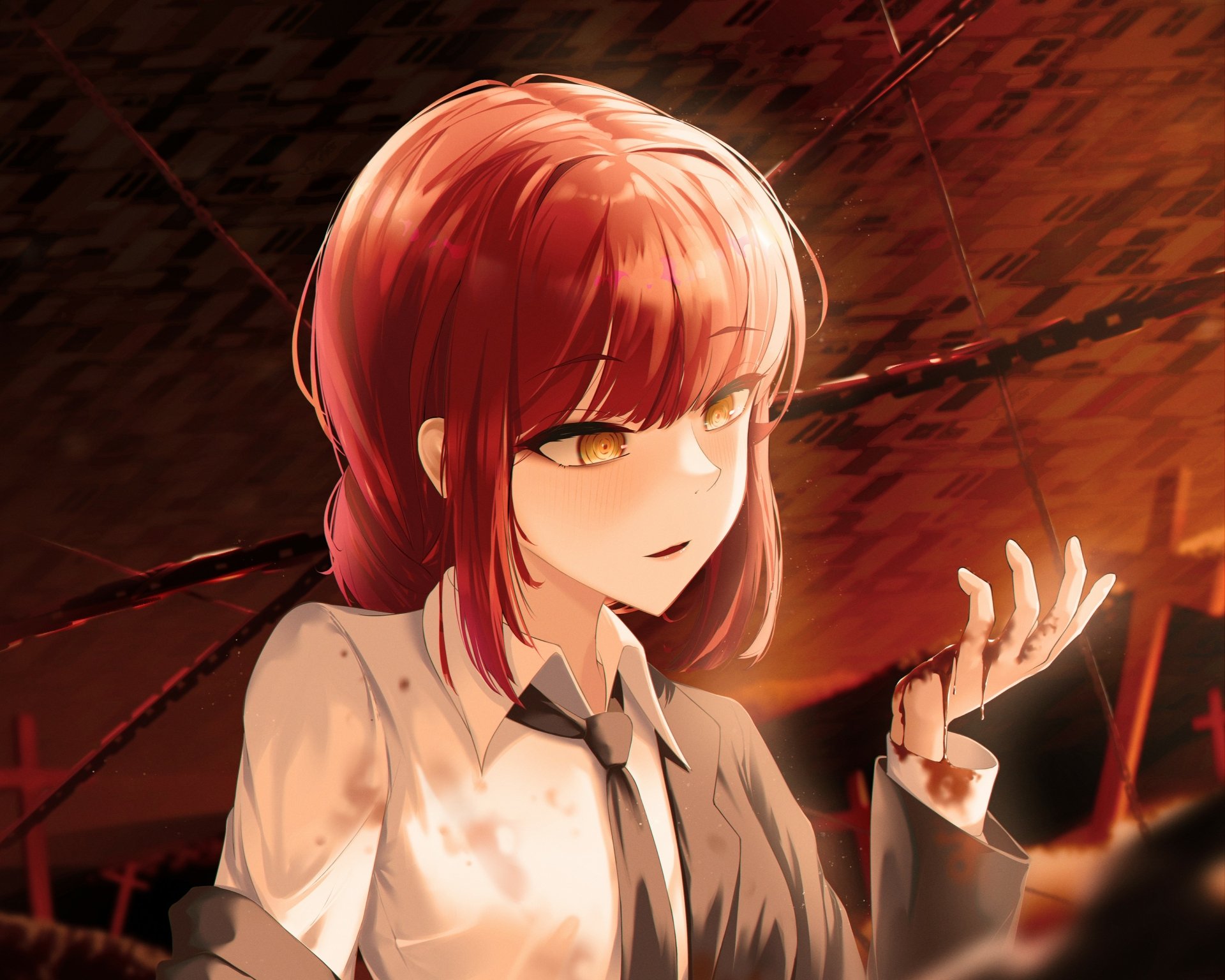 Download Makima (Chainsaw Man) Anime Chainsaw Man 4k Ultra HD Wallpaper ...