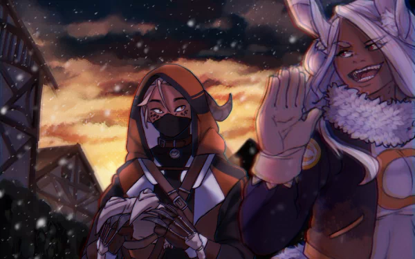 Mirko in Action — My Hero Academia 4K Ultra HD Anime Wallpaper