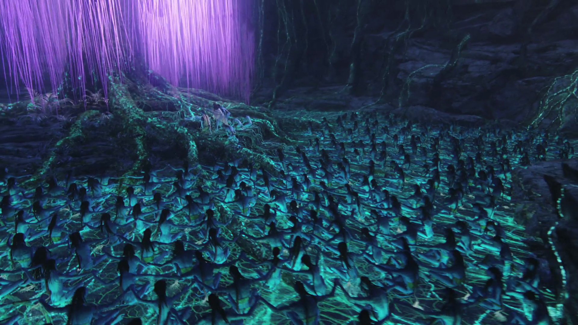 Avatar Movie HD Wallpaper: Mystical Night of Pandora | 1920x1080 ...