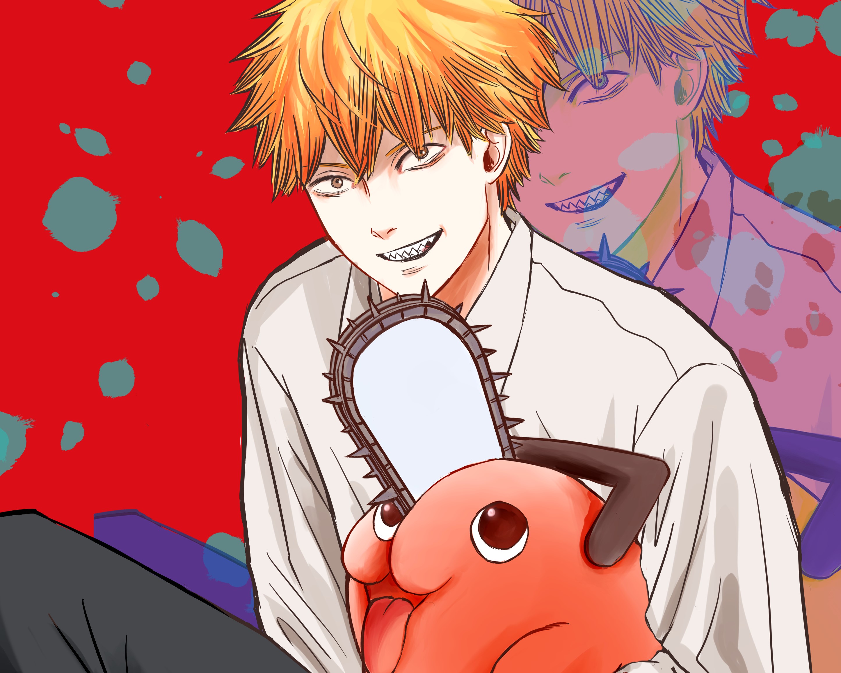 Download Pochita (Chainsaw Man) Denji (Chainsaw Man) Anime Chainsaw Man ...