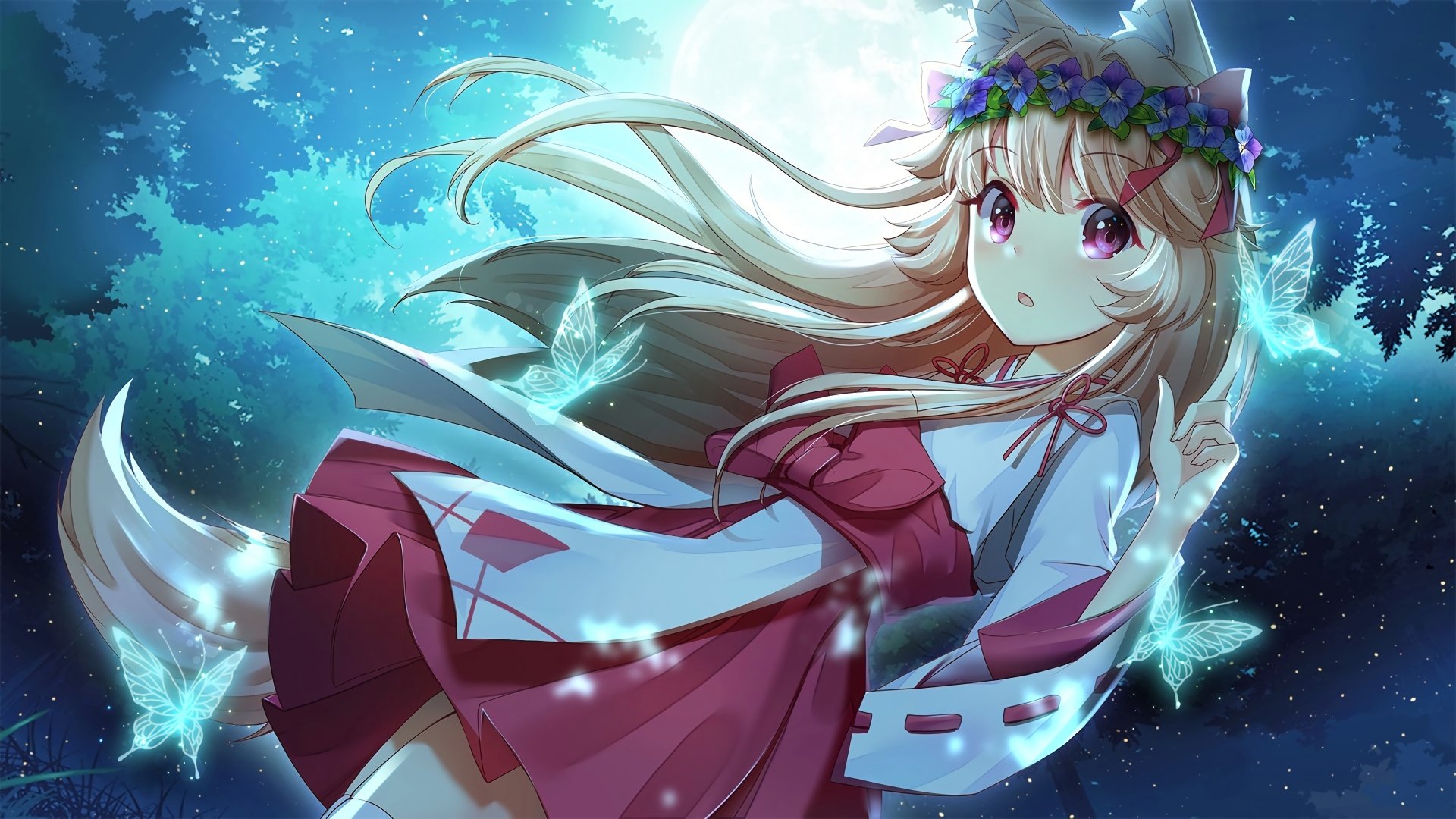 Download Long Hair Foxgirl Mori Video Game Fox Hime Zero 8k Ultra HD ...