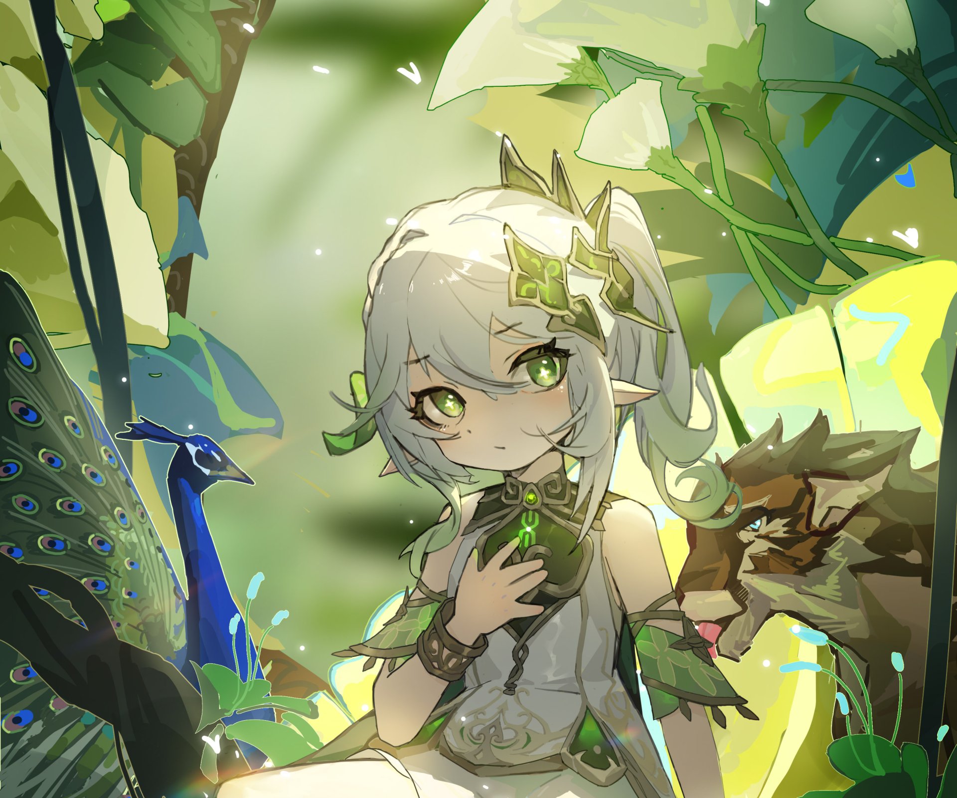 Download Lesser Lord Kusanali Video Game Genshin Impact HD Wallpaper