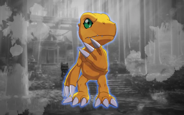 Agumon from Digimon Tamers - 4K Ultra HD Wallpaper