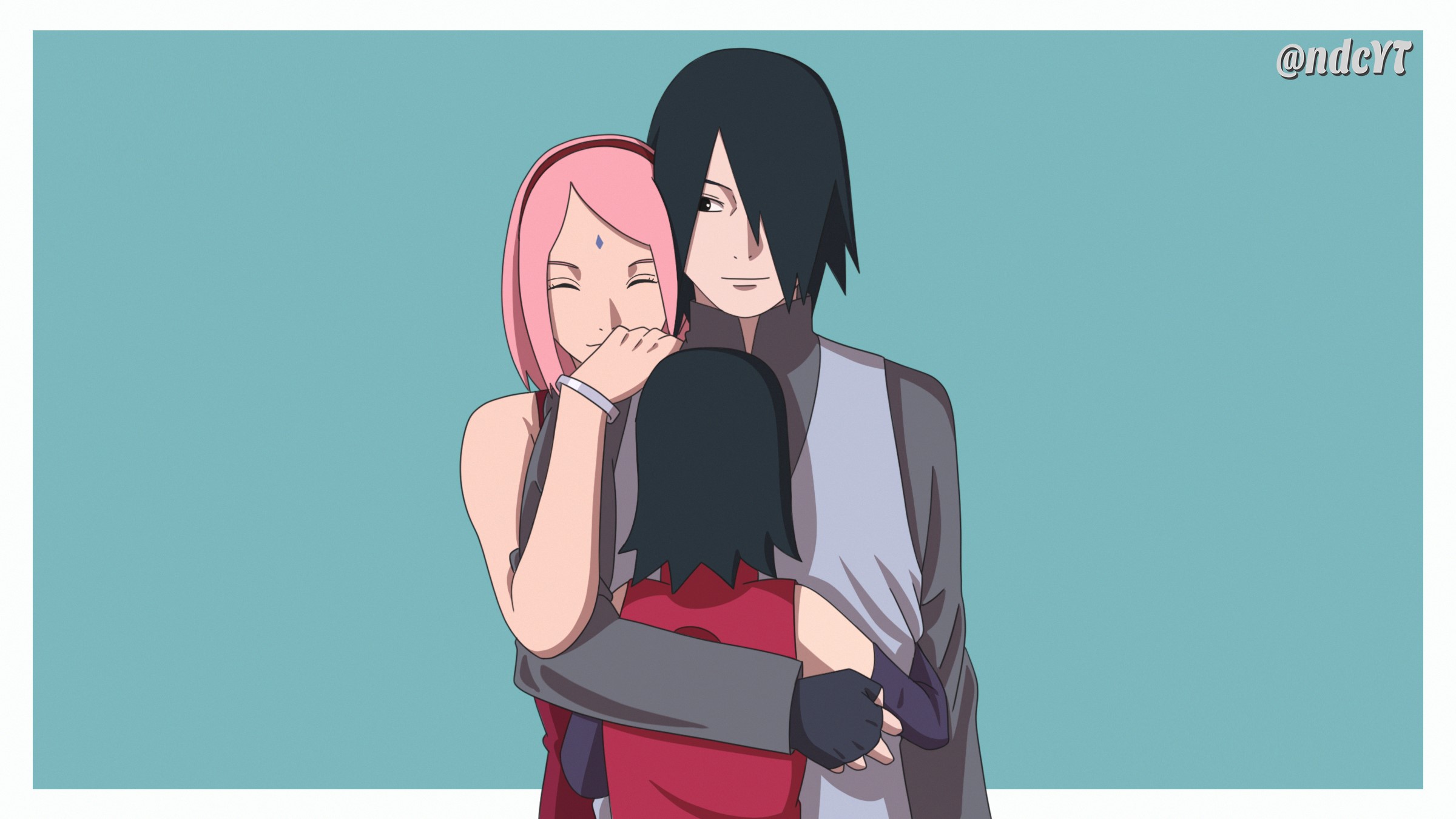 Download Sakura Haruno Sasuke Uchiha Sarada Uchiha Anime Boruto HD ...