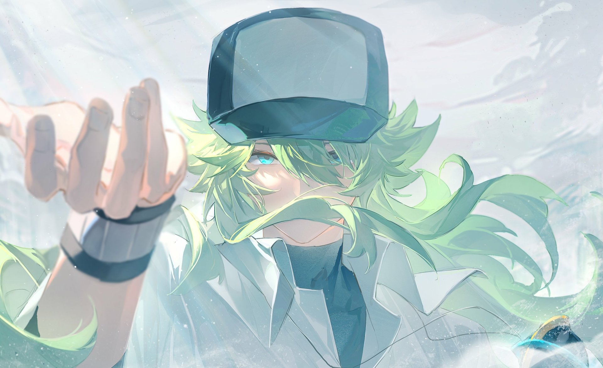 N of Unova — Black & White 2K Wallpaper