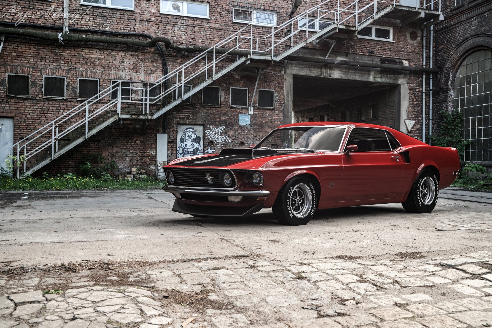 Download Vehicle Ford Mustang Boss 429 4k Ultra HD Wallpaper