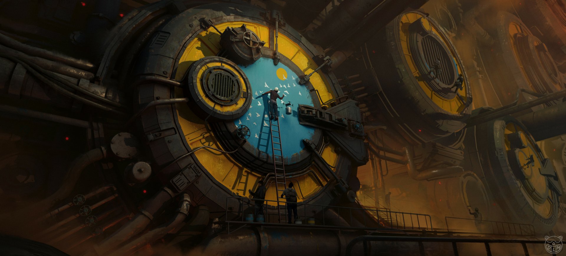 Download Sci Fi Structure HD Wallpaper by Daniel McGarry