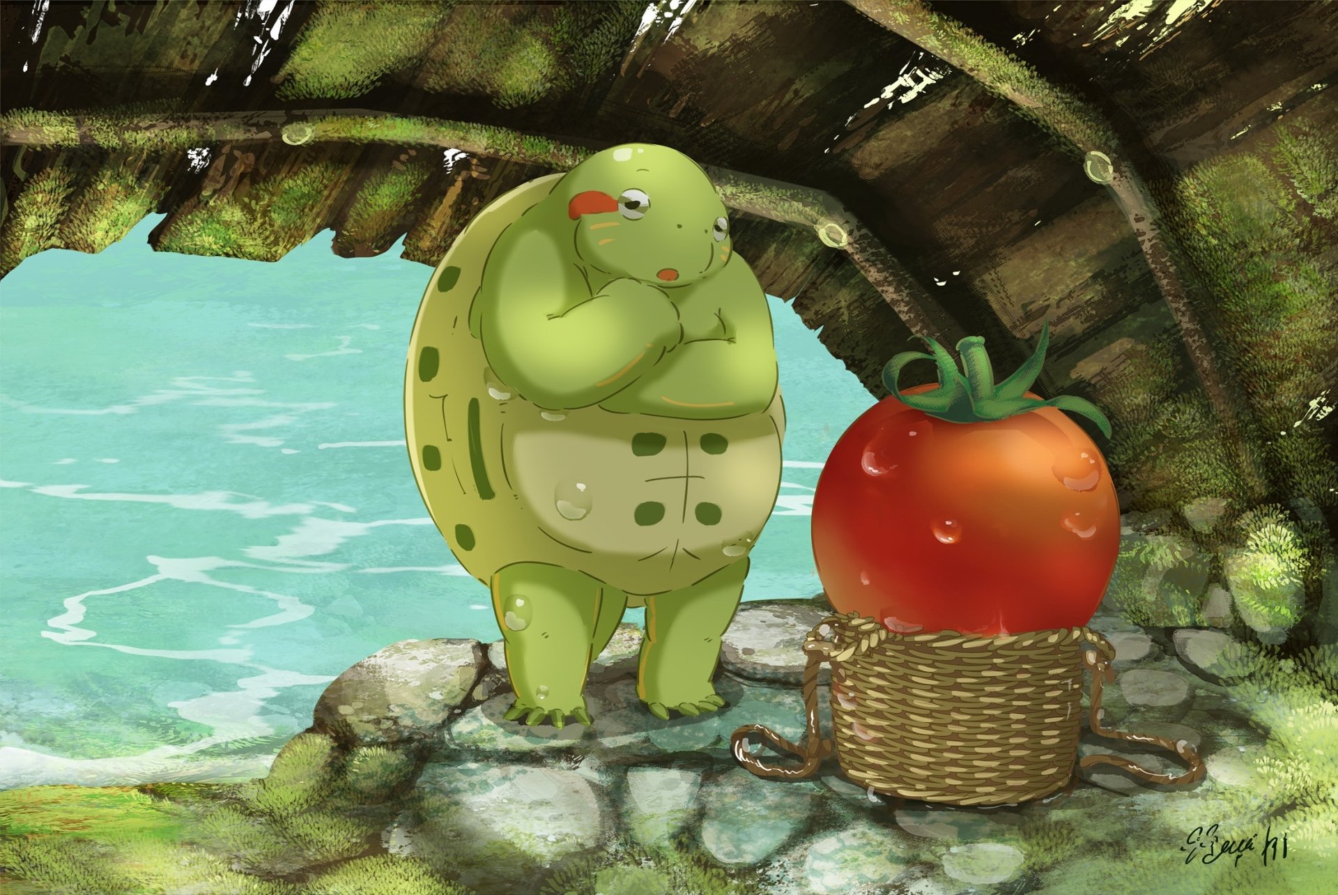 Download Fantasy Turtle HD Wallpaper