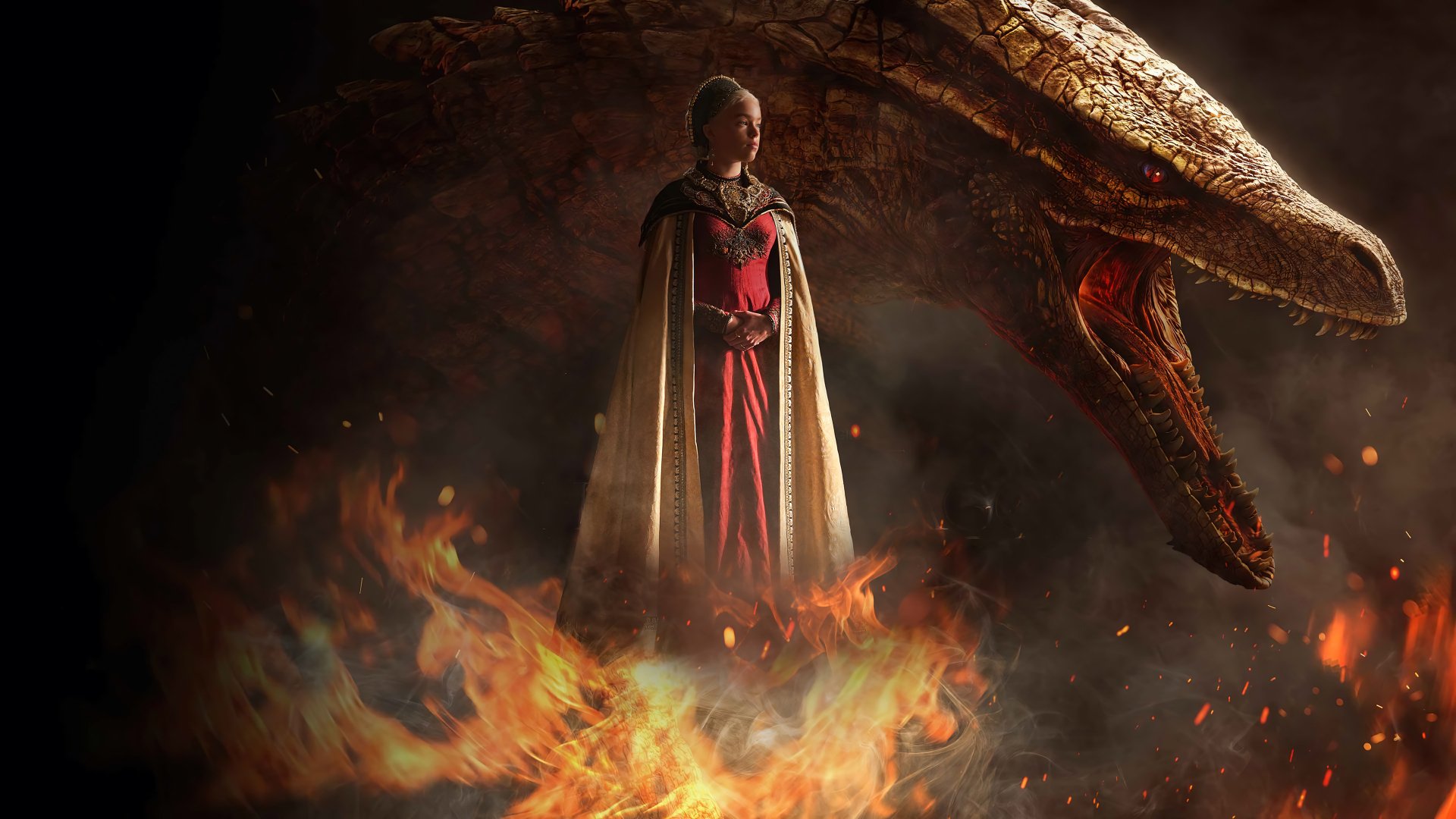 House of the Dragon 4K Ultra HD Wallpaper – Fiery TV Show Epic
