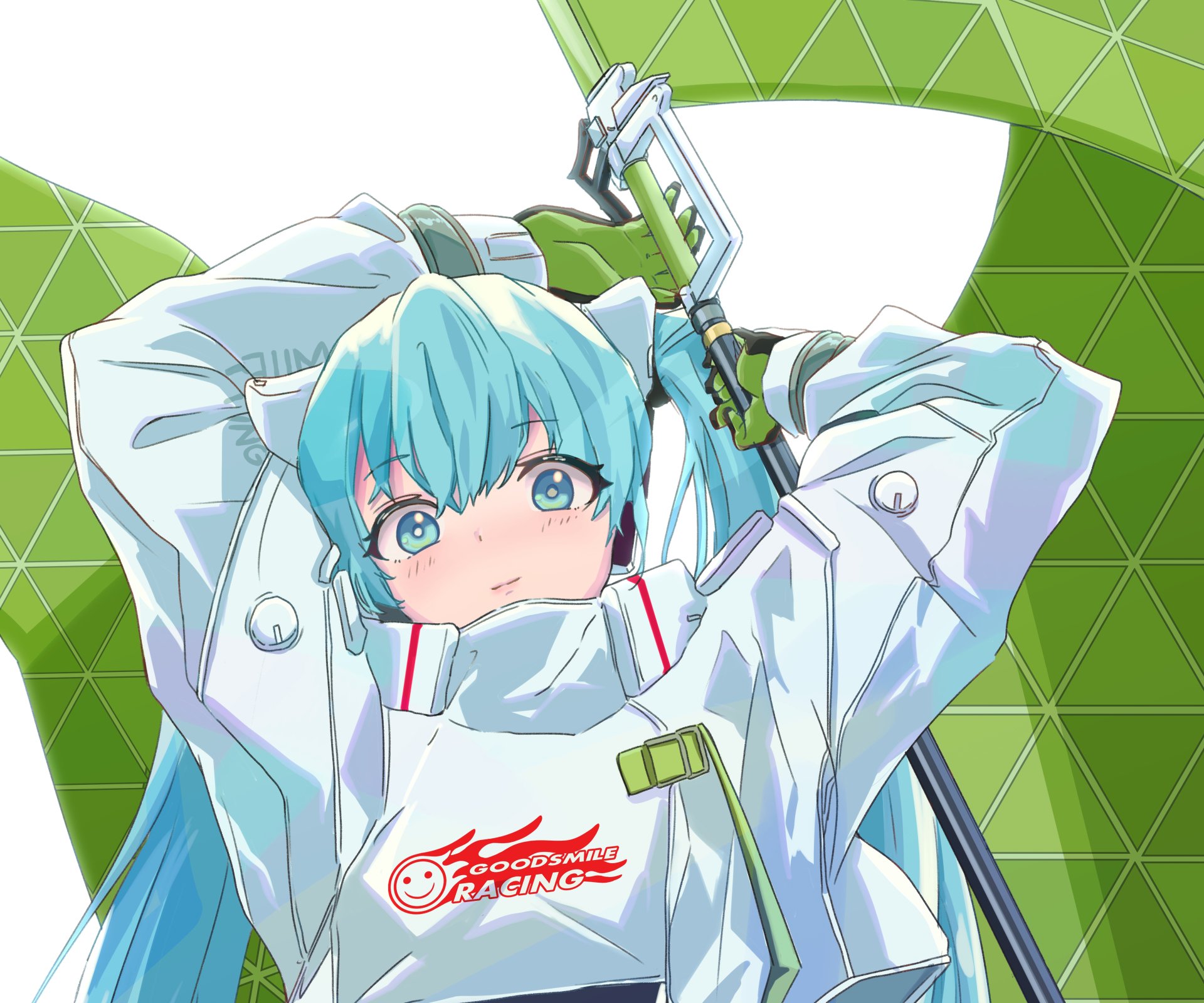 Aqua Pop: Hatsune Miku 4K Vocaloid Anime Wallpaper | 4960x4133 ...