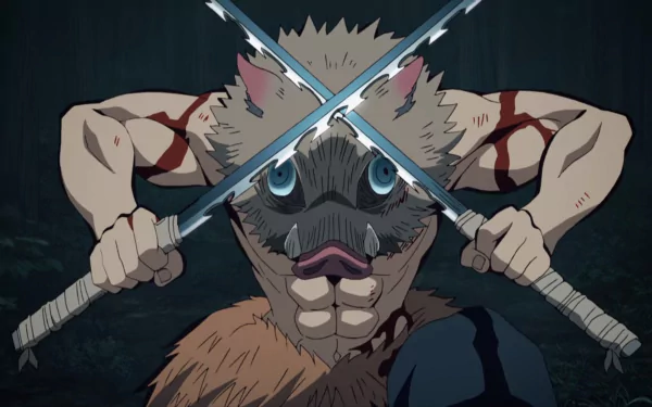 Download Minimalist Inosuke Hashibira Demon Slayer: Kimetsu No Yaiba ...