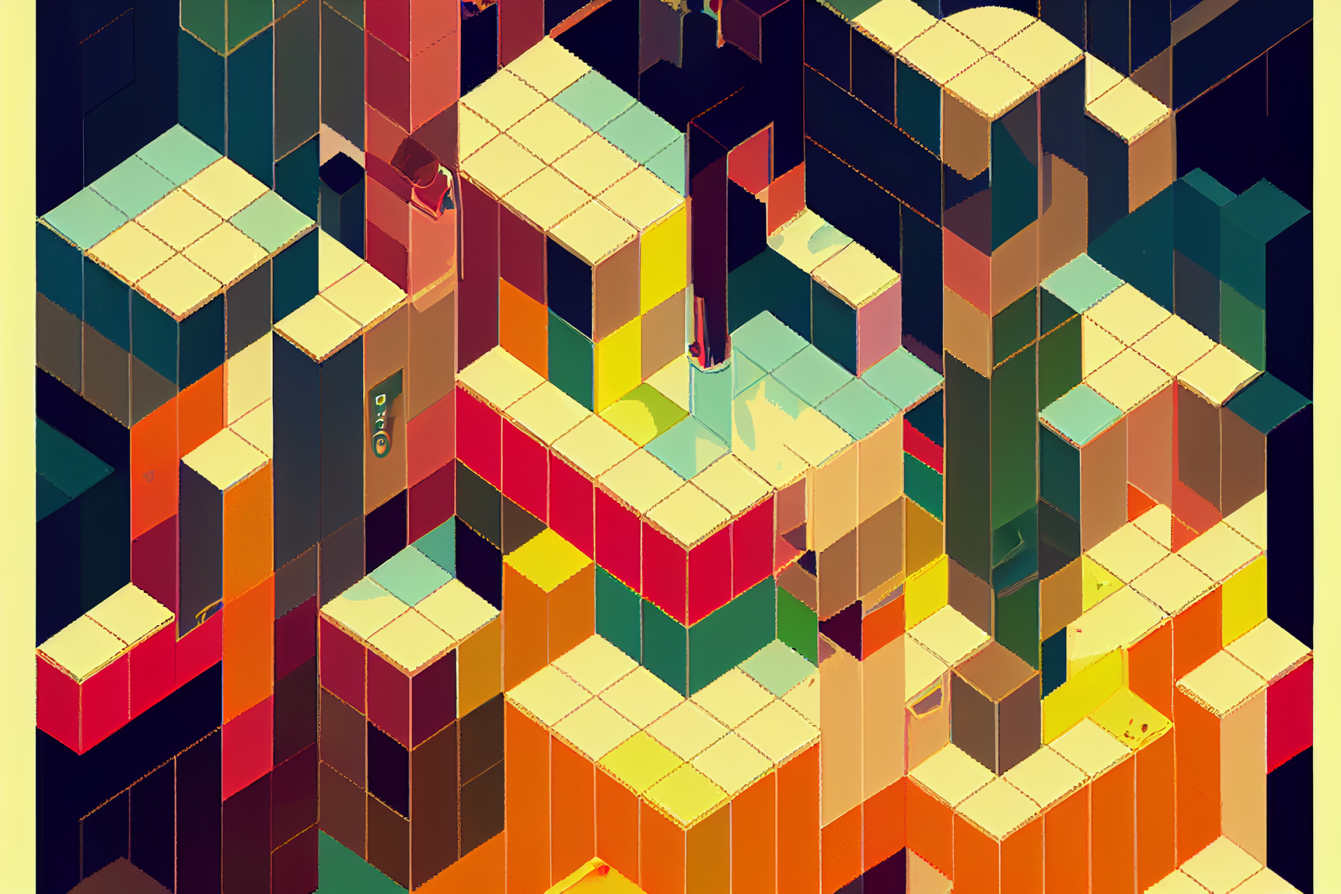 Abstract wallpaper by saxonzs