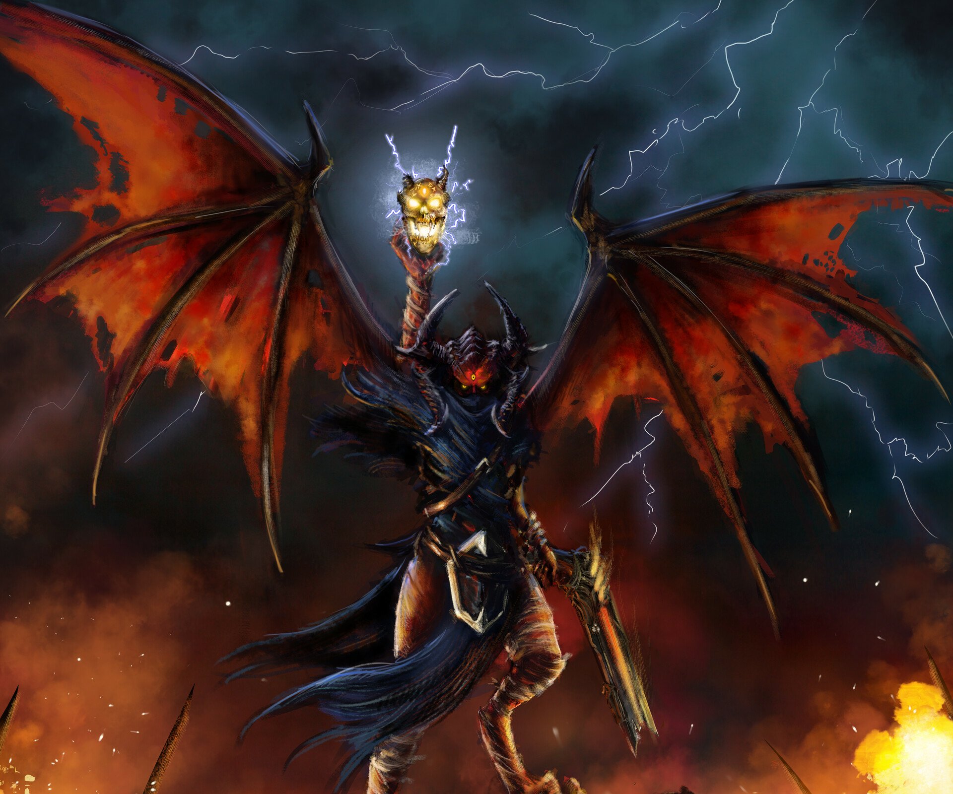 Download Video Game Metal: Hellsinger HD Wallpaper