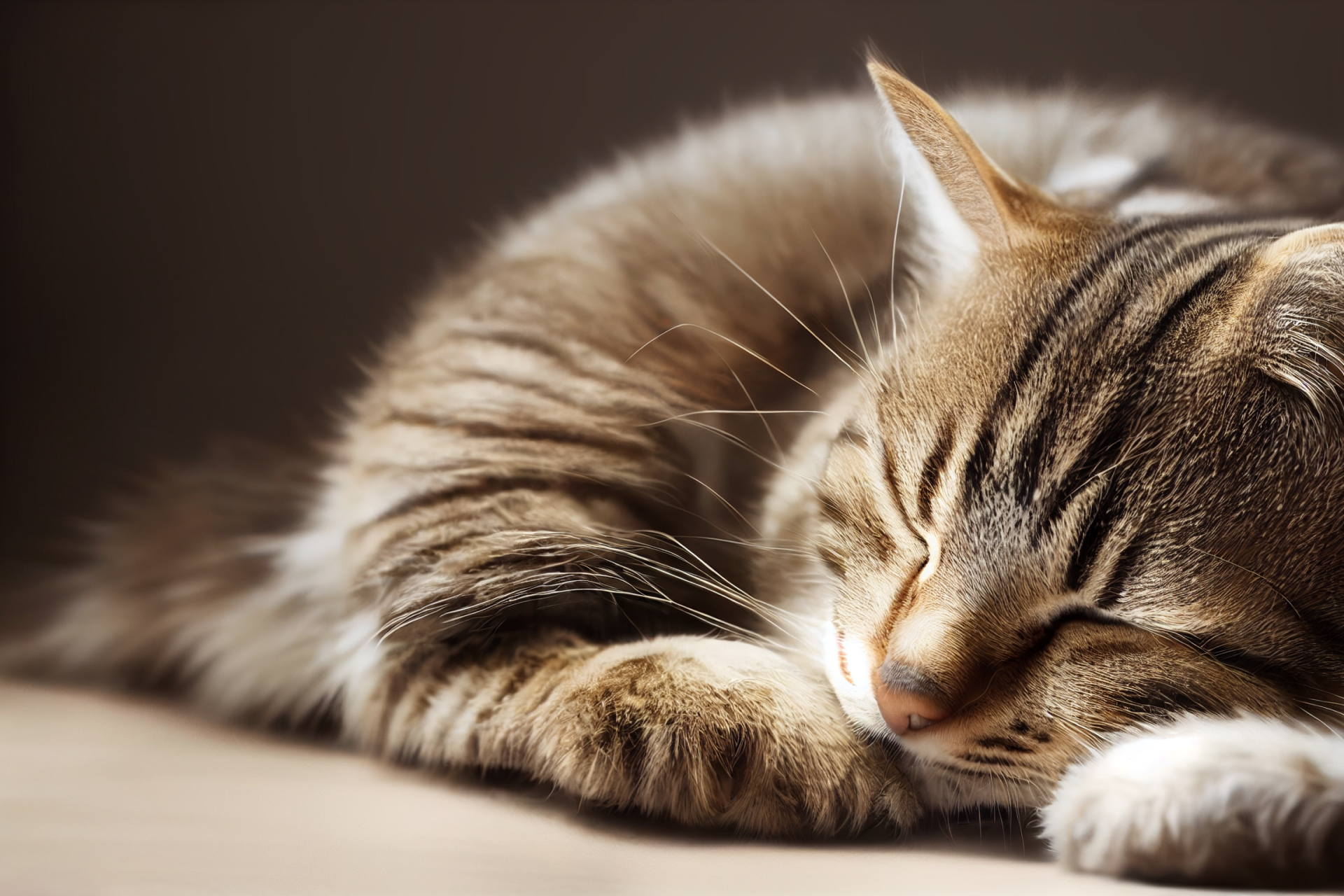 Download Sleeping Animal Cat HD Wallpaper | 2304x1536 | Wallpaper Abyss
