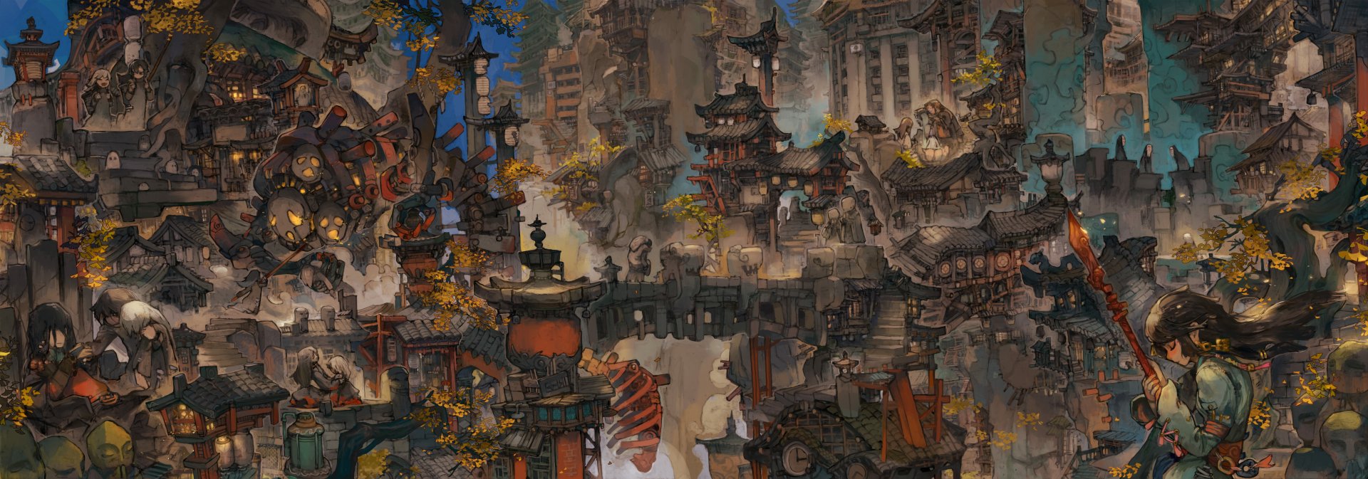 Mystical Oriental Dreamscape in 4K Ultra HD Fantasy Realm by Pengfei Yan