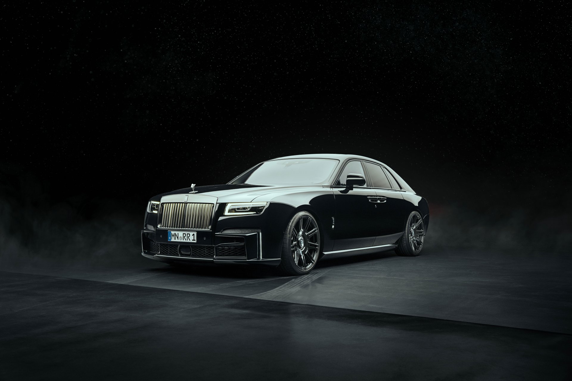 Download Vehicle Rolls-Royce Black Badge Ghost 8k Ultra HD Wallpaper