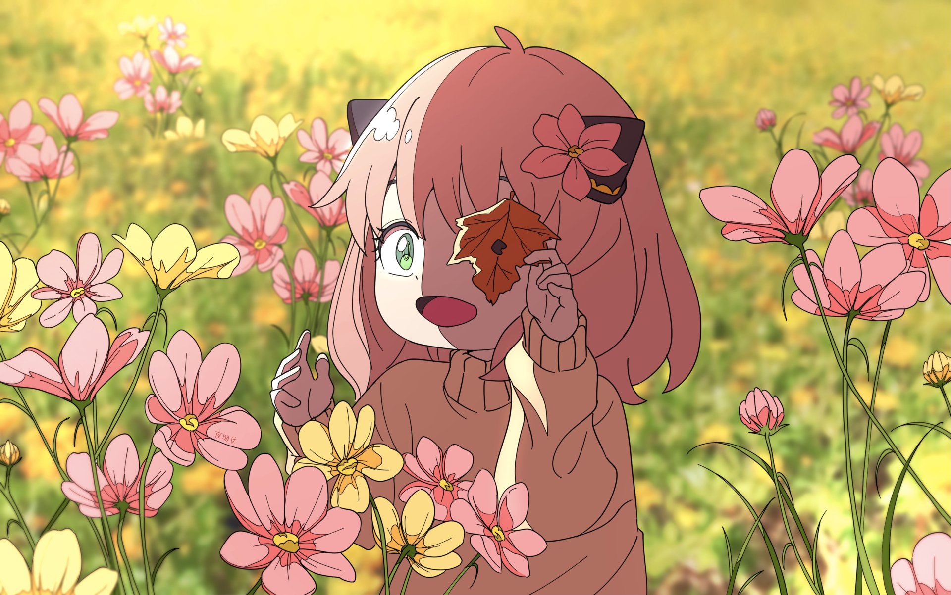 Anya’s Meadow Smile — Spy x Family HD Wallpaper by 夜明け | 3517x2202 ...