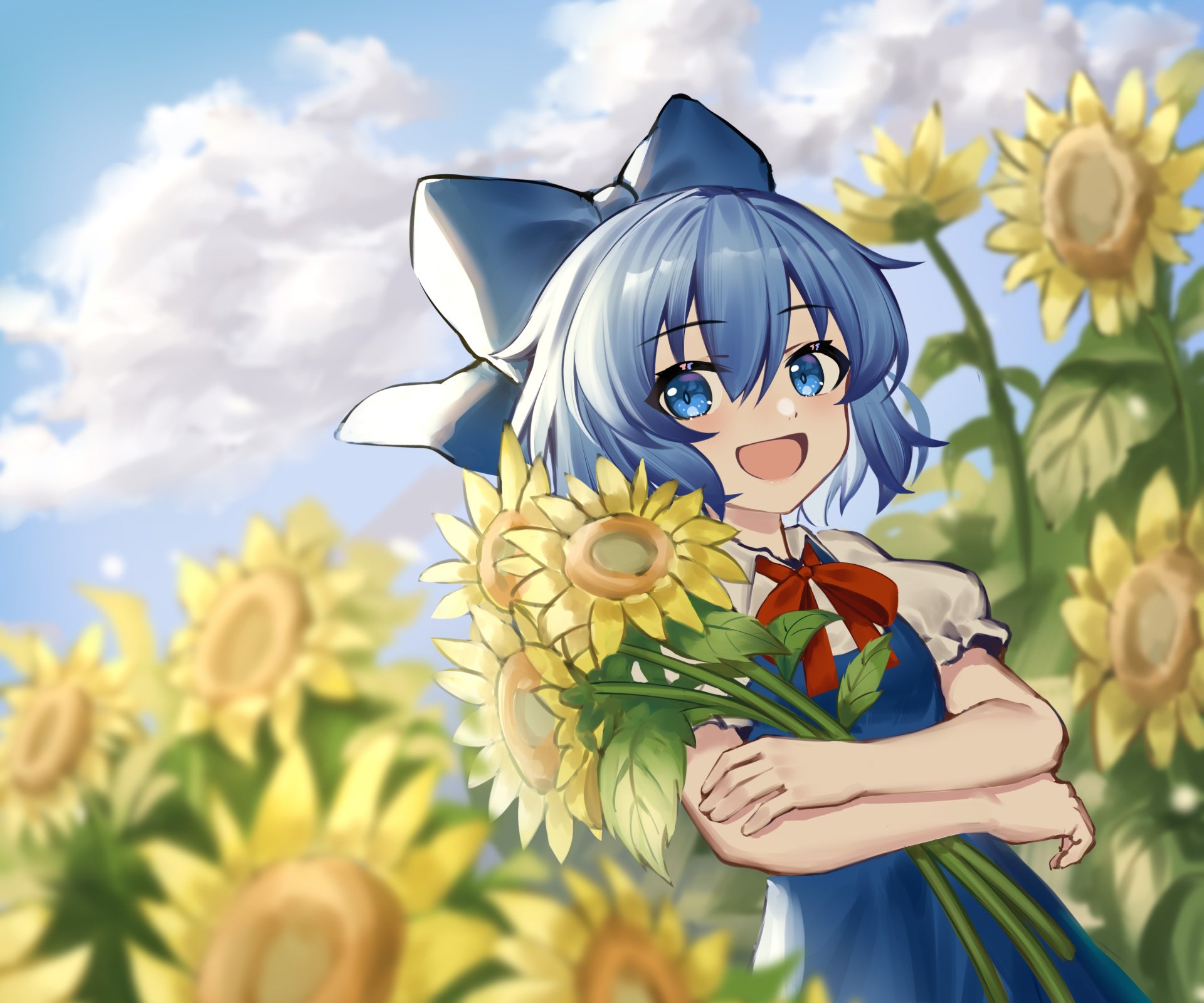 Download Cirno (Touhou) Anime Touhou HD Wallpaper | 2894x2412 ...