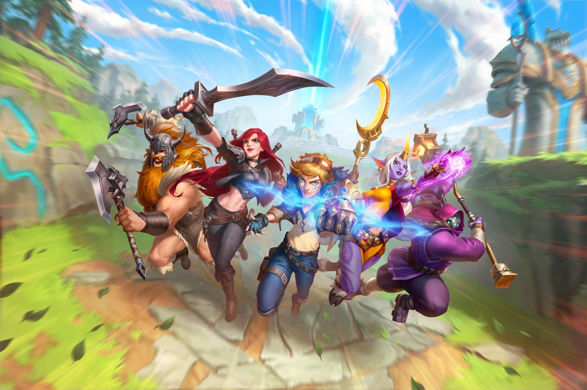 Download Video Game League Of Legends: Wild Rift HD Wallpaper