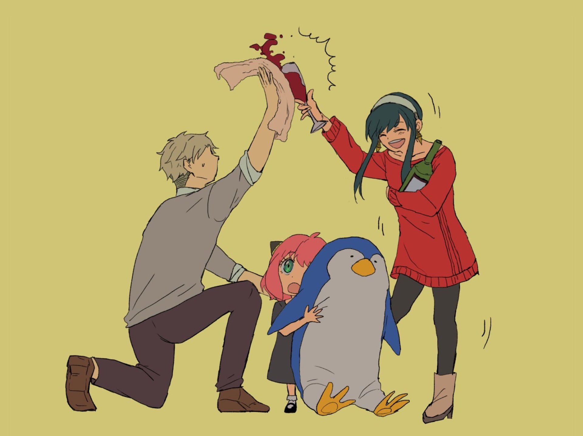 Forger Family Fun — Spy x Family HD Wallpaper (Loid, Yor & Anya) by umk ...