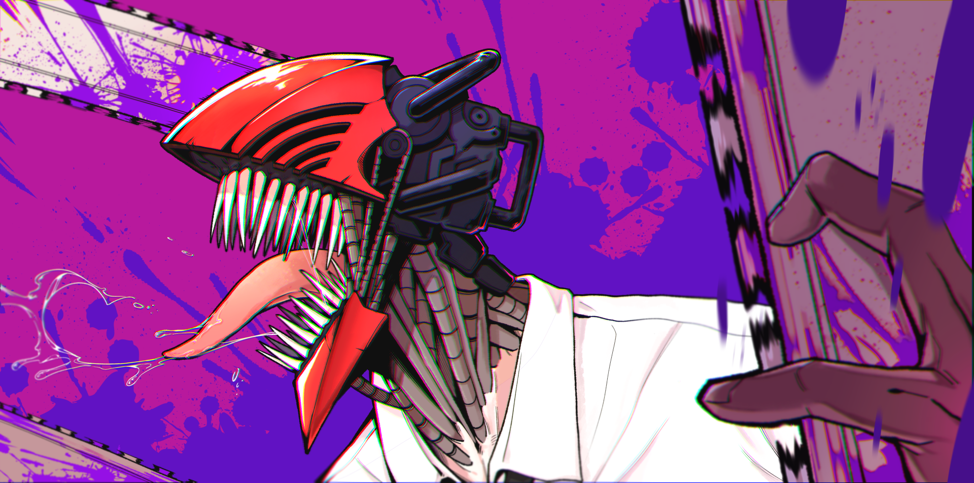 Denji Chainsaw Man 4K Ultra HD Anime Wallpaper: Fierce and Unleashed by ...