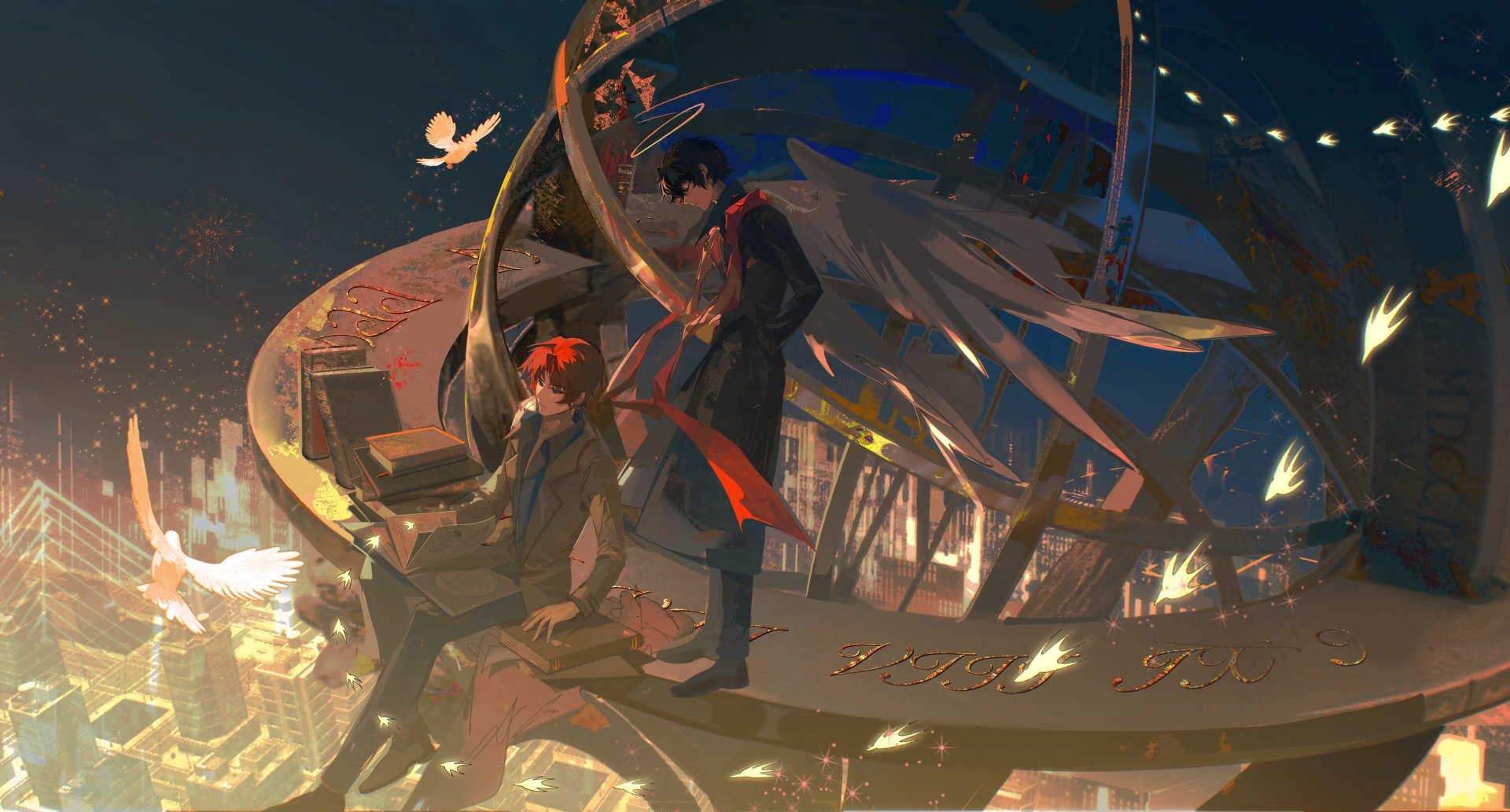 Bungou Stray Dogs: Sakunosuke & Osamu 4K Ultra HD Anime Scene