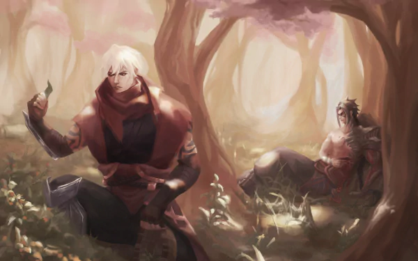 Electrifying League of Legends Champions HD Wallpaper - Ezreal, Sett ...