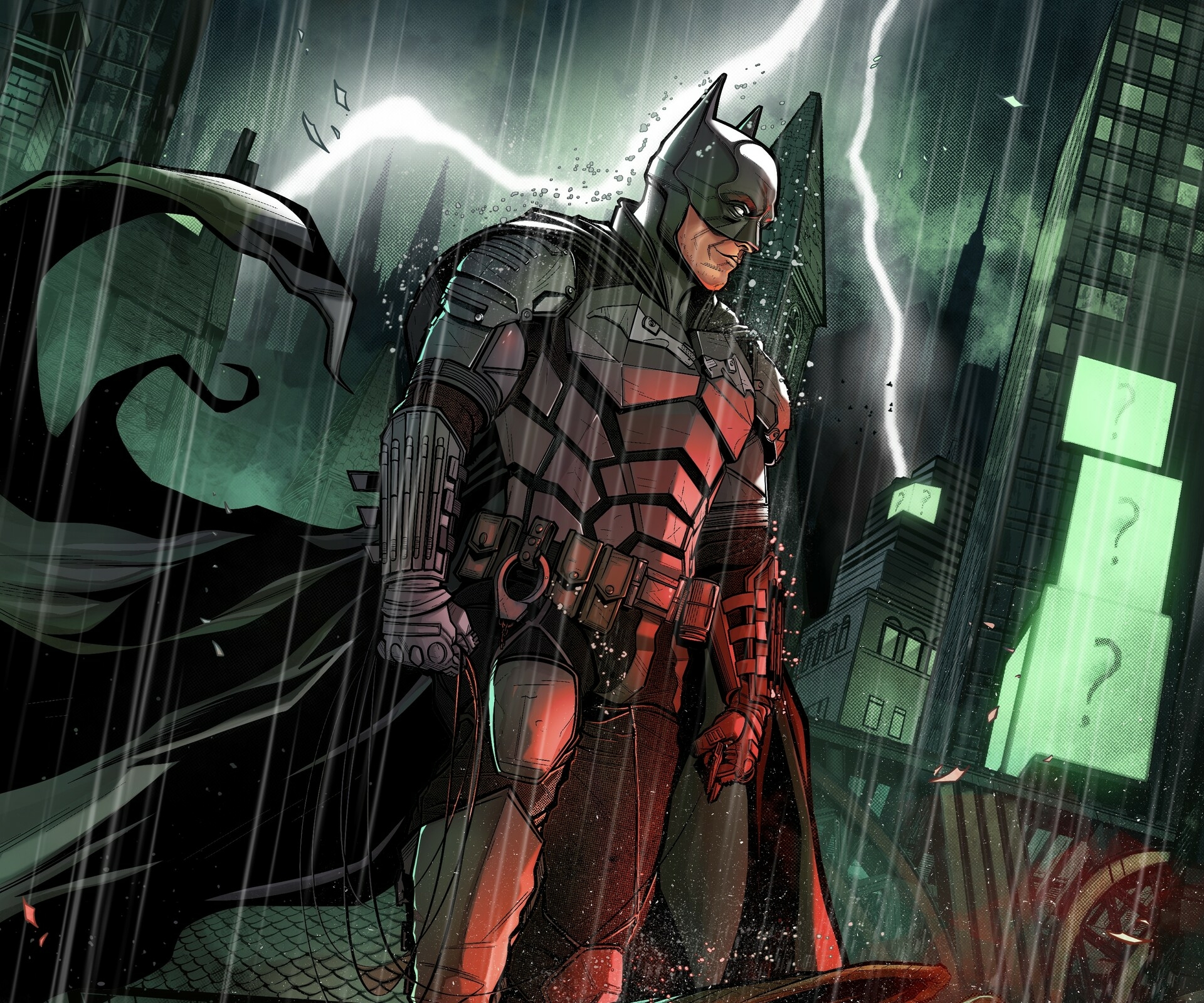 Download Comic Batman HD Wallpaper by George Quadros