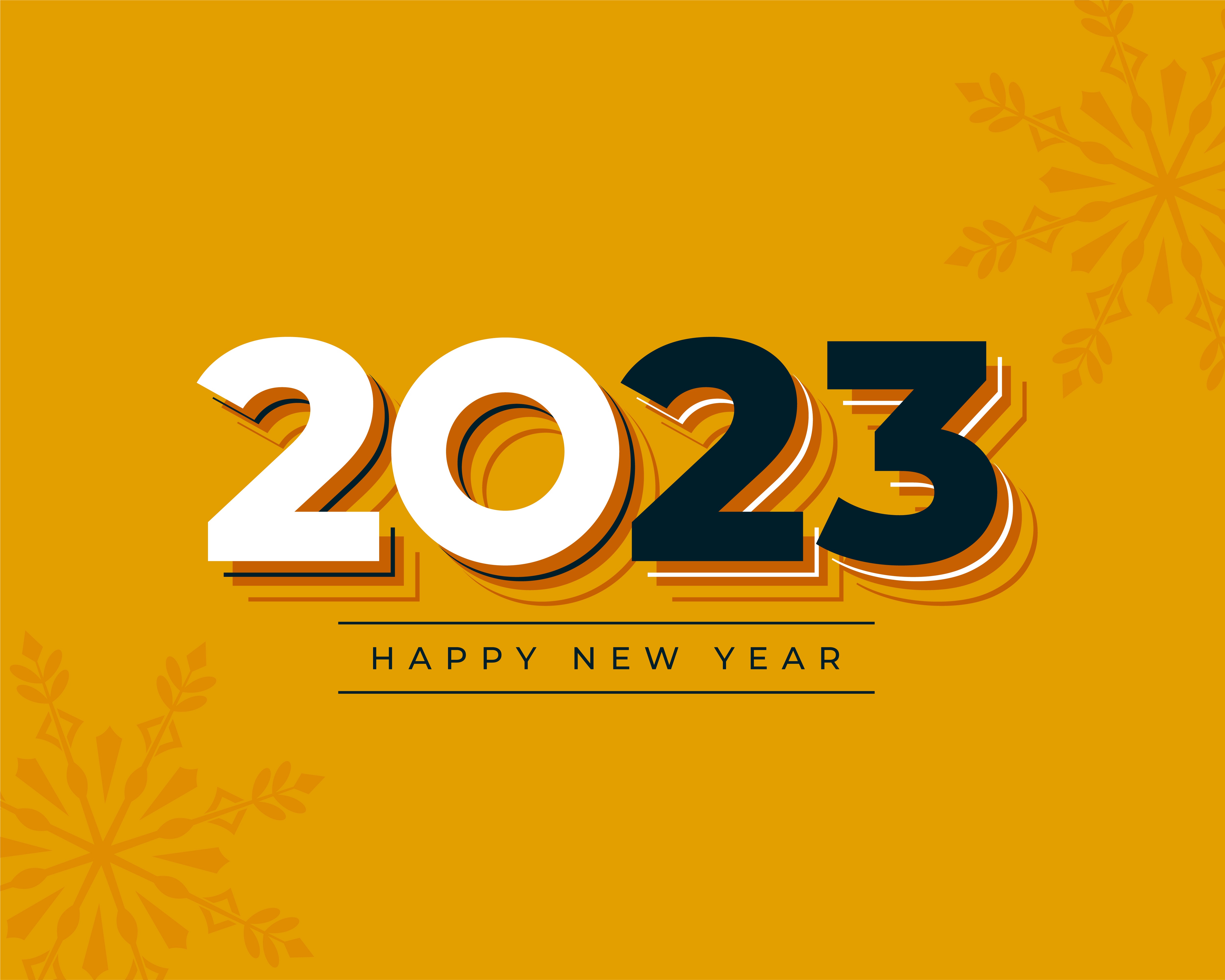 Download Holiday New Year 2023 4k Ultra HD Wallpaper