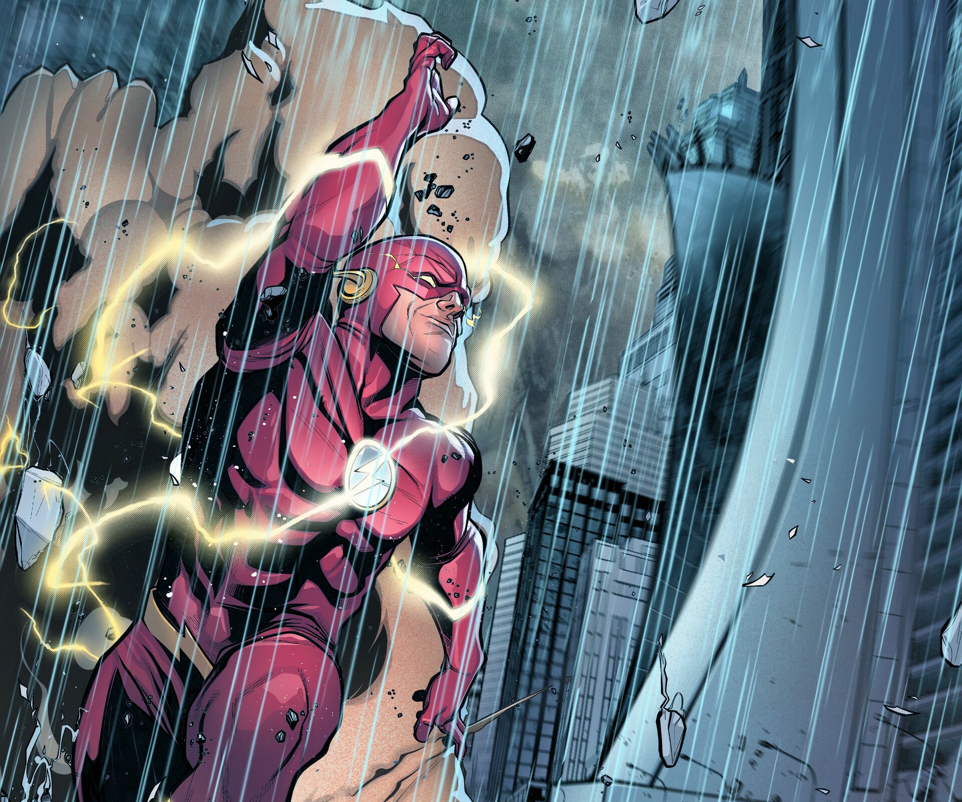 Download Comic Flash HD Wallpaper by George Quadros