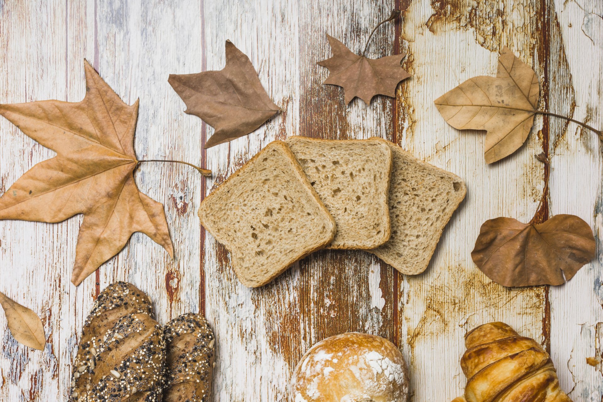 Download Food Bread HD Wallpaper