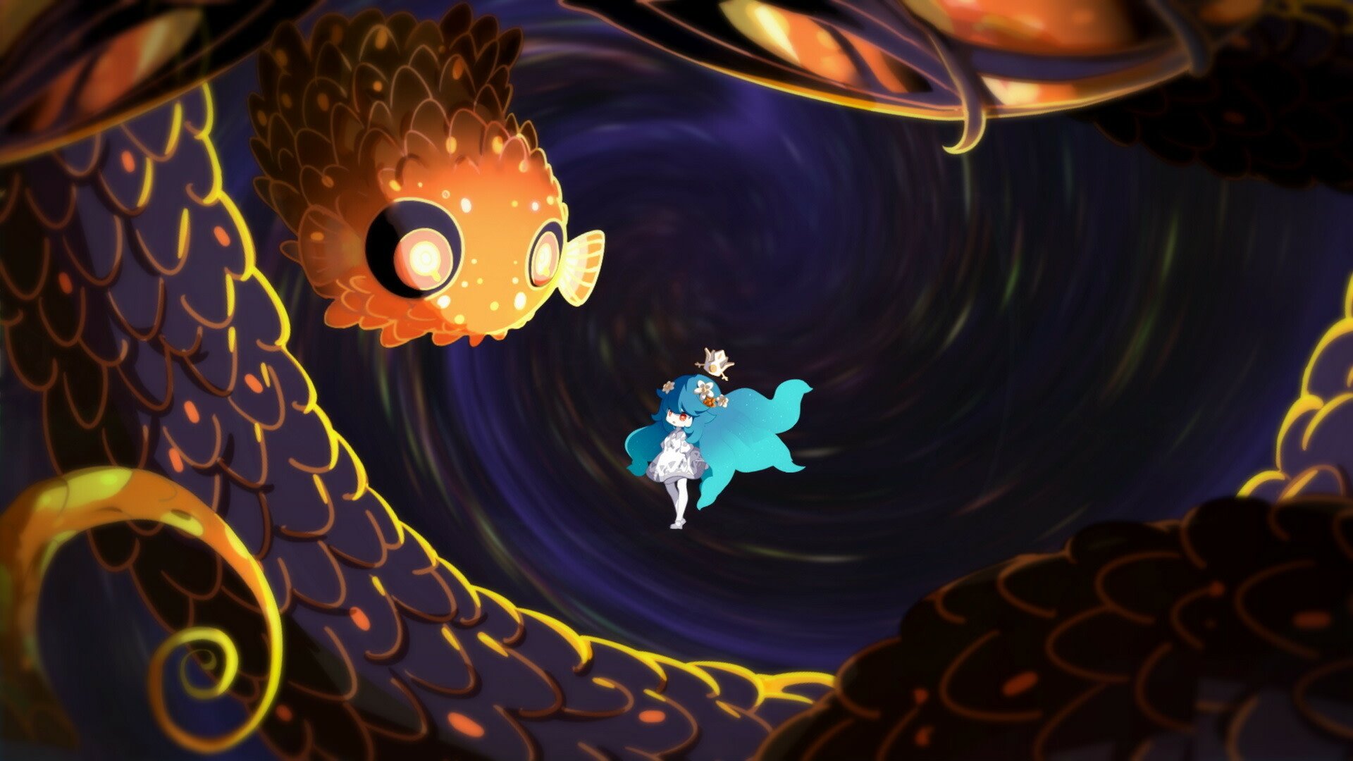 Download Video Game Glimmer In Mirror HD Wallpaper