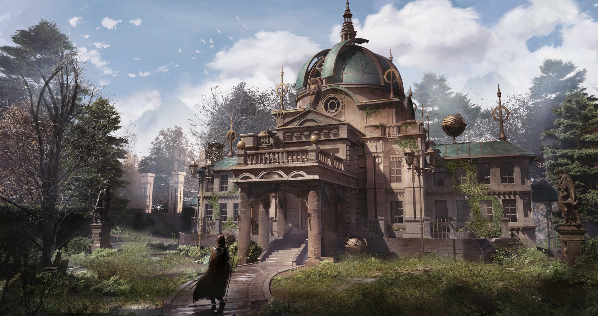 Download Fantasy Building HD Wallpaper by Rick Chang