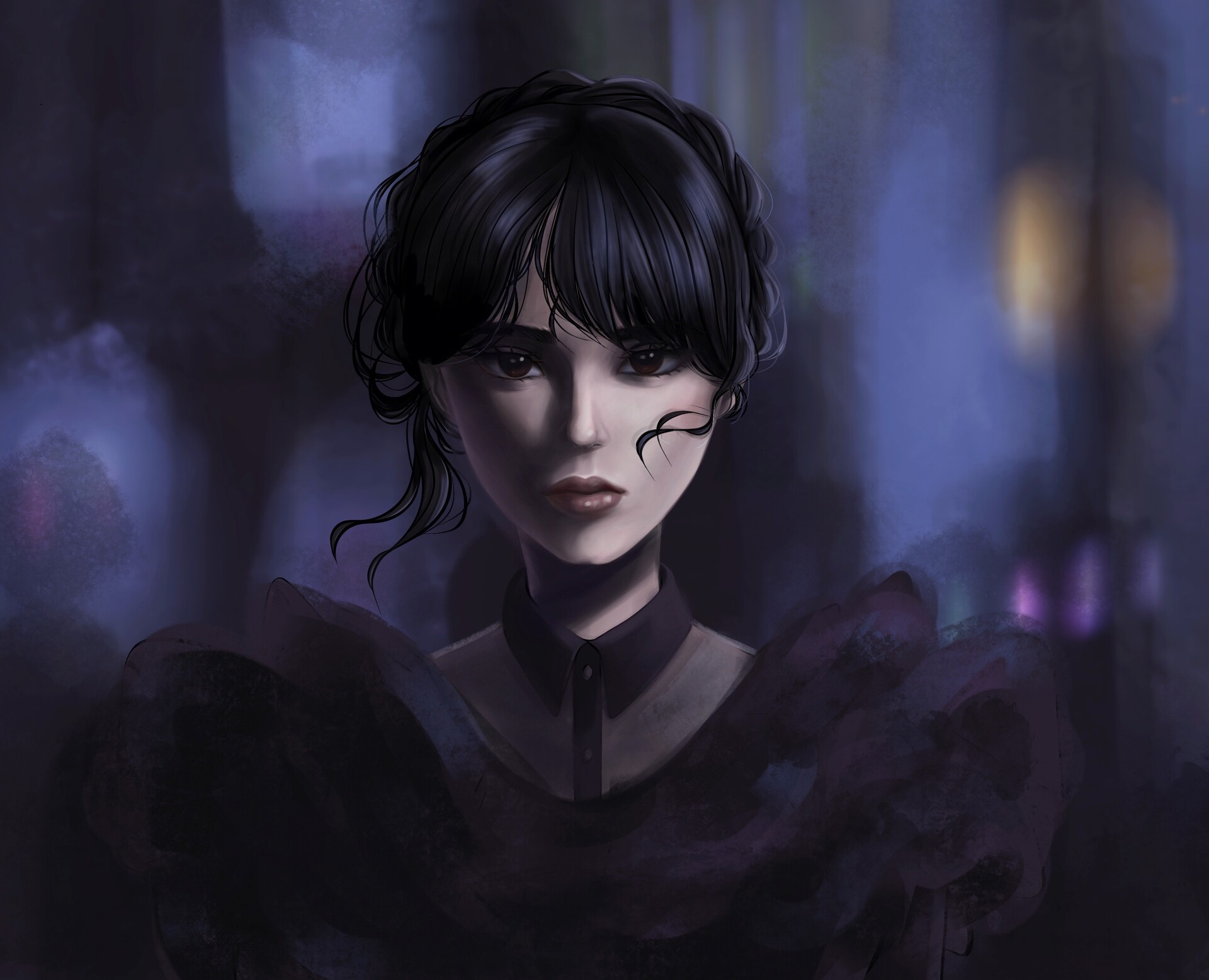 Download Wednesday Addams TV Show Wednesday HD Wallpaper by Ira D