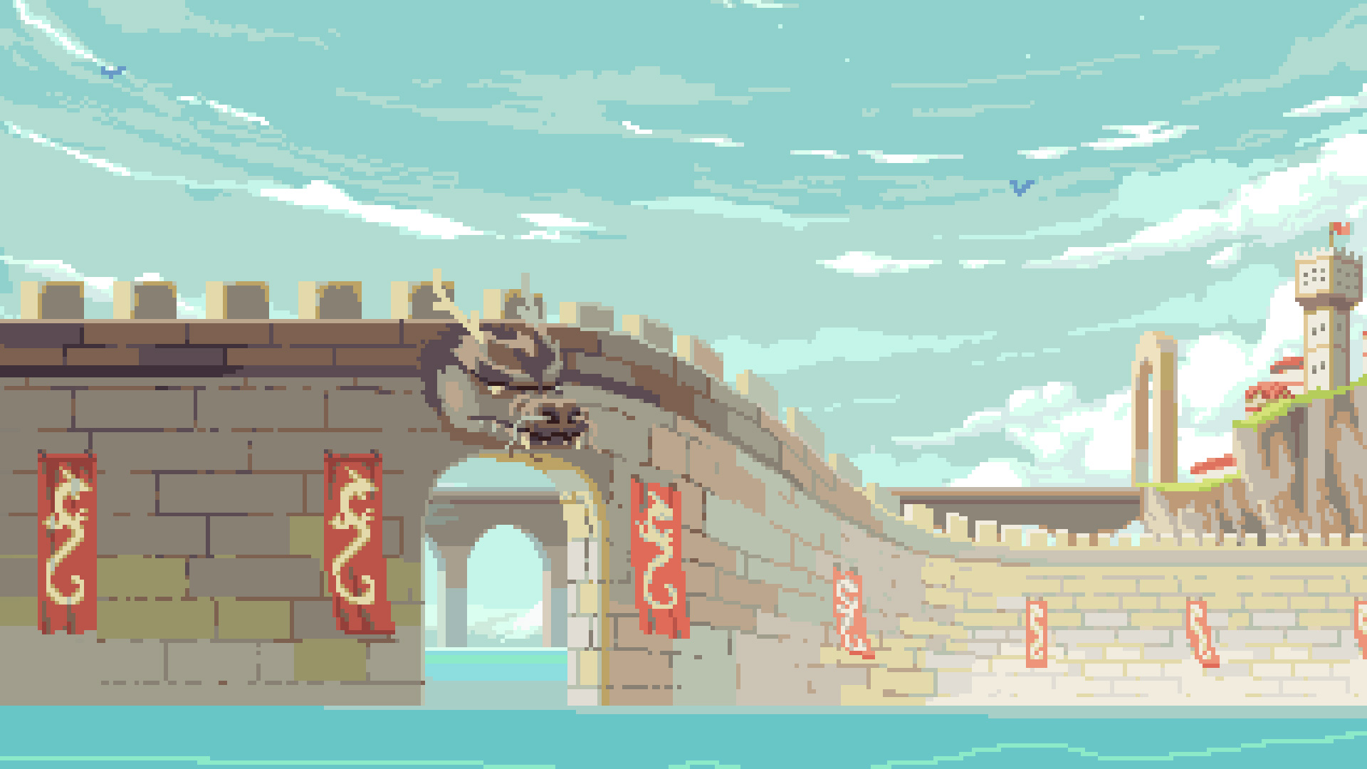 Video Game LakeSide HD Wallpaper