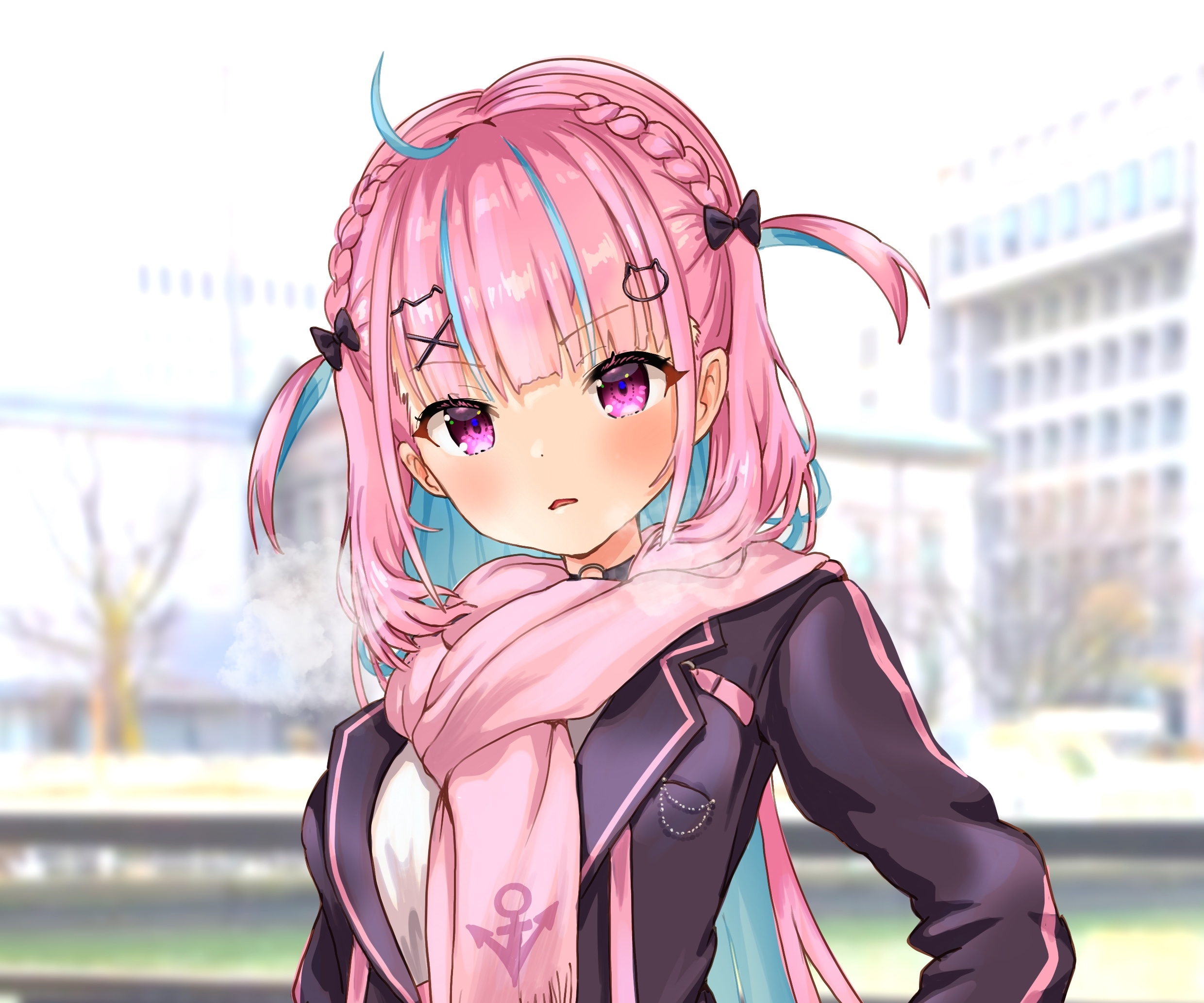 Download Hololive Minato Aqua Anime Virtual Youtuber HD Wallpaper by LingMu