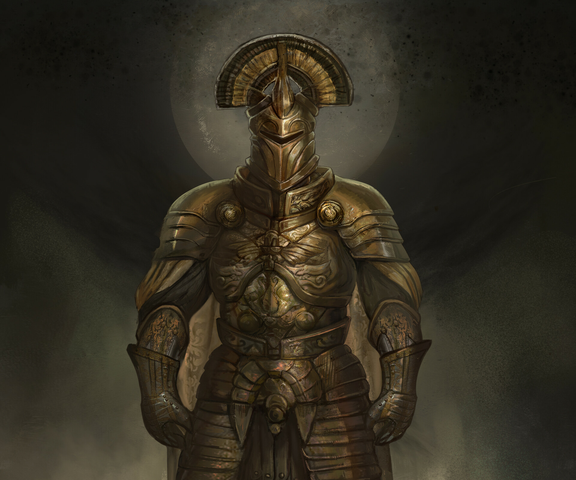 Download Fantasy Knight HD Wallpaper by Kateryna Myroniuk