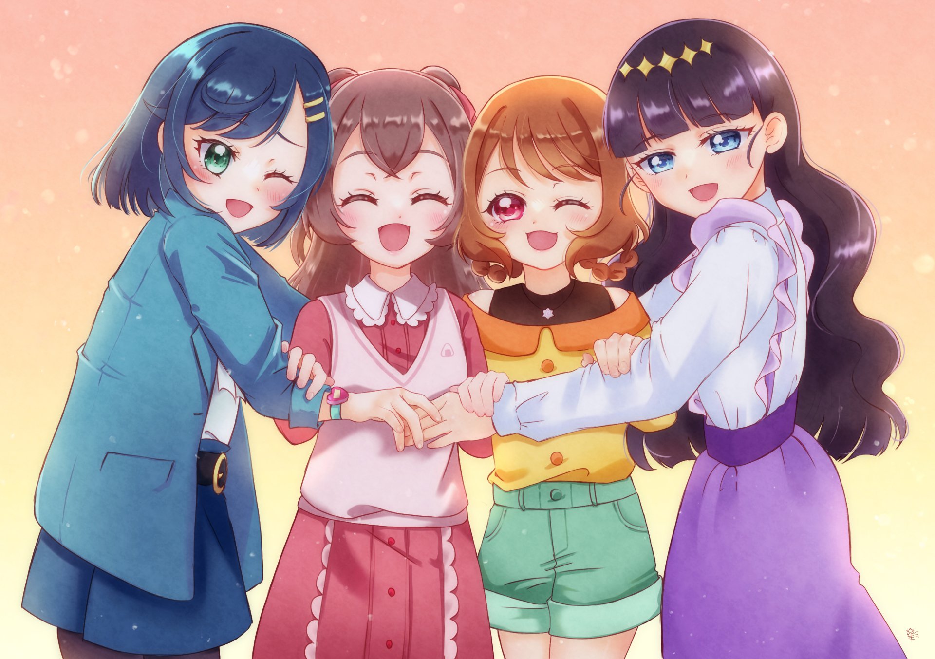 Download Nagomi Yui Kasai Amane Hanamichi Ran Fuwa Kokone Anime ...