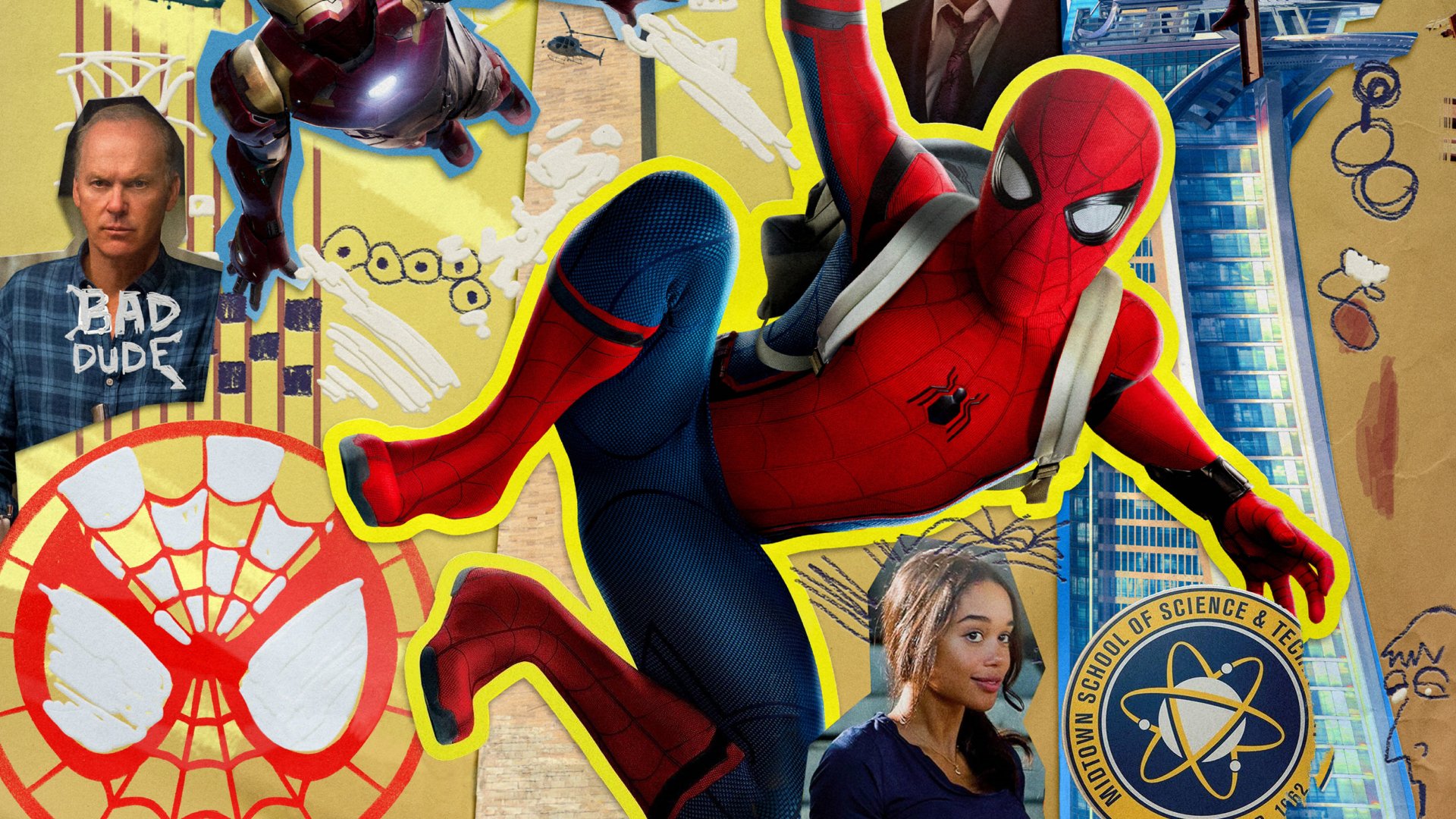 Homecoming Web‑Slinger — Spider-Man 2K Quad HD Wallpaper | 3378x1900 ...