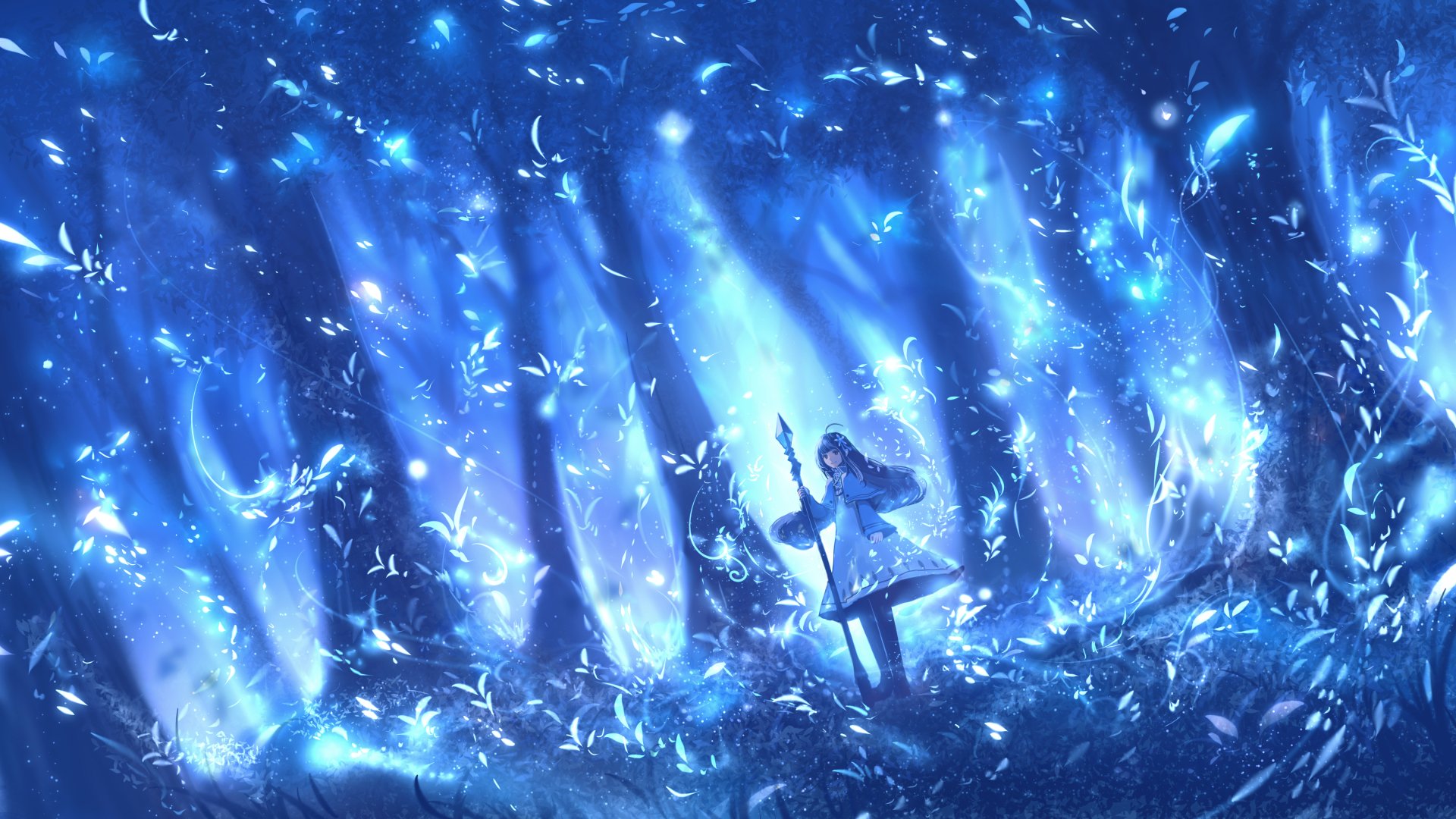 Glowing Wallpaper 4k Anime