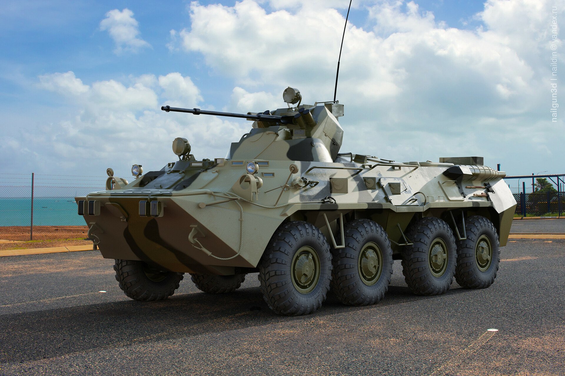 Download Armored Personnel Carrier Military BTR-80 HD Wallpaper by Nail ...