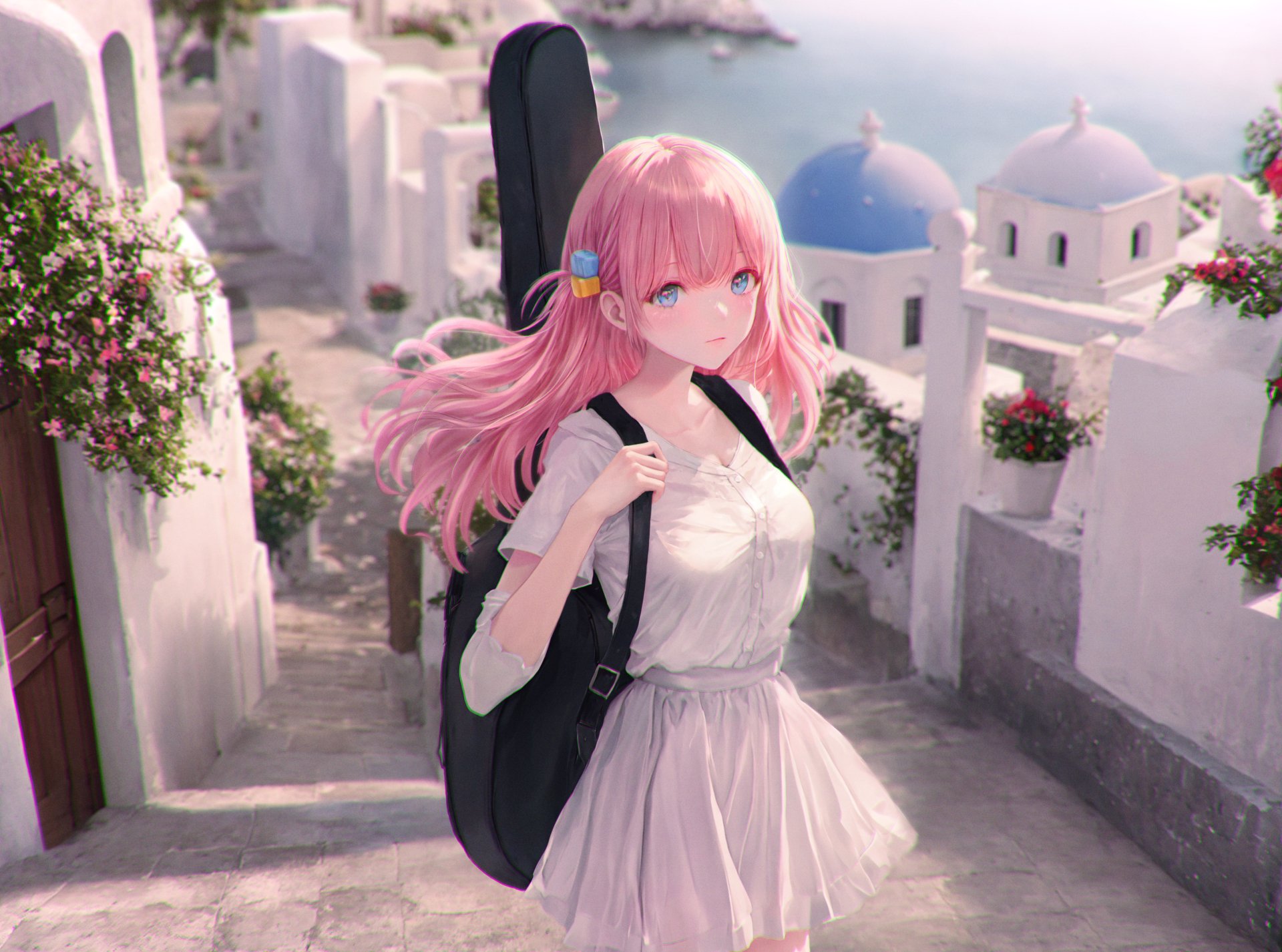 Hitori Gotou HD Anime Wallpaper – Bocchi the Rock! Charm in Serene ...