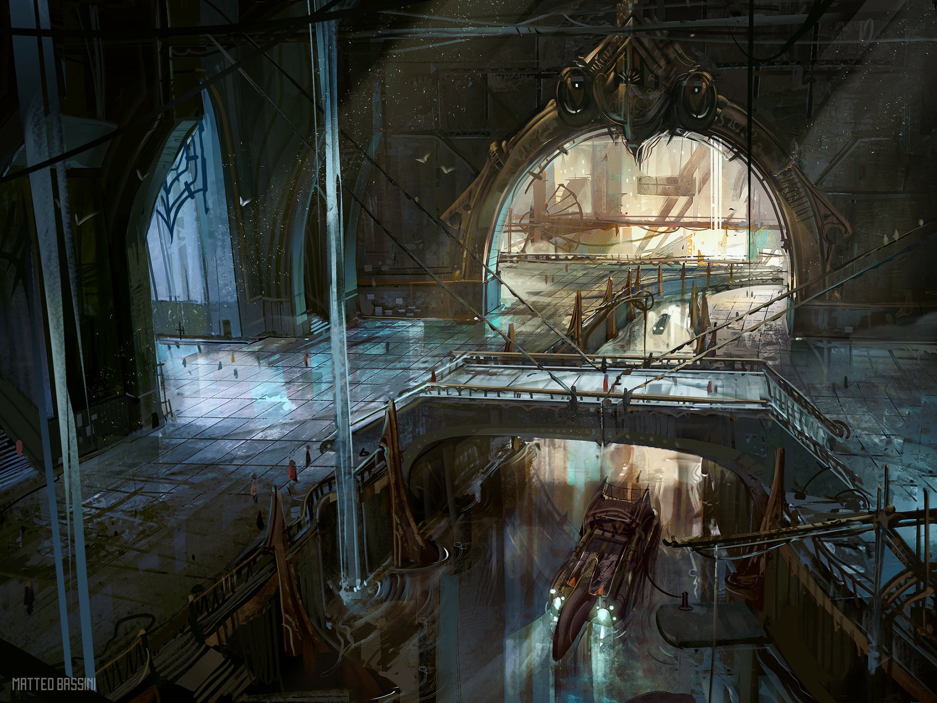Mystical Industrial Realm: A Magic The Gathering HD Wallpaper by Matteo ...