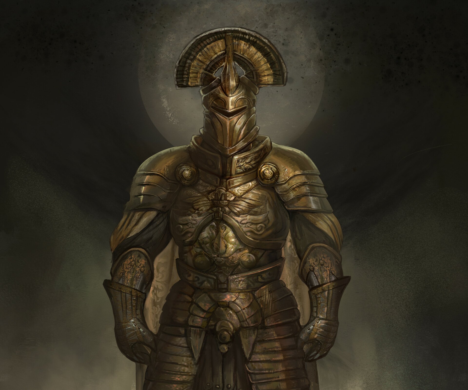 Download Fantasy Knight HD Wallpaper by Kateryna Myroniuk