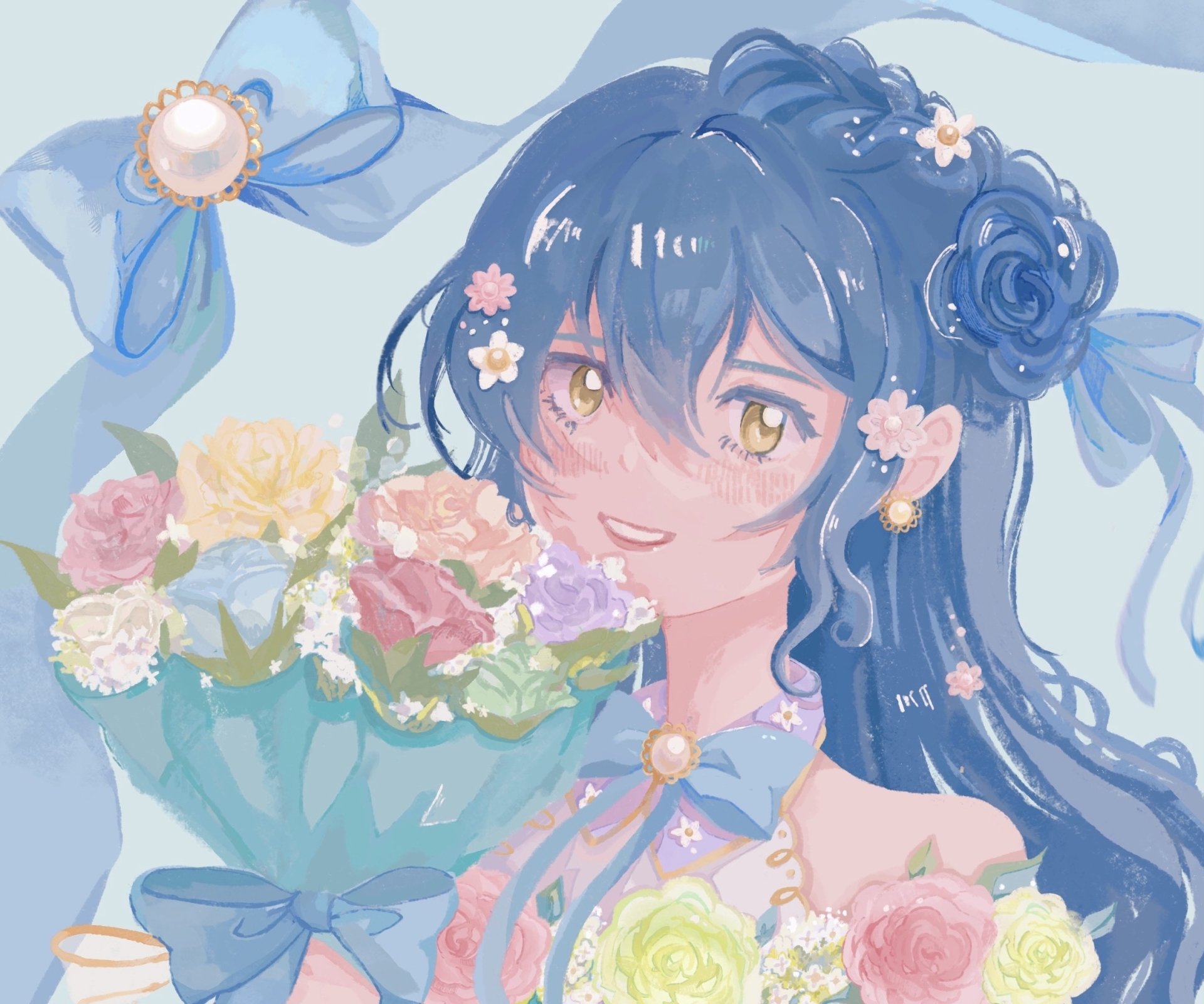 Download Umi Sonoda Anime Love Live! HD Wallpaper | 2338x1948 ...