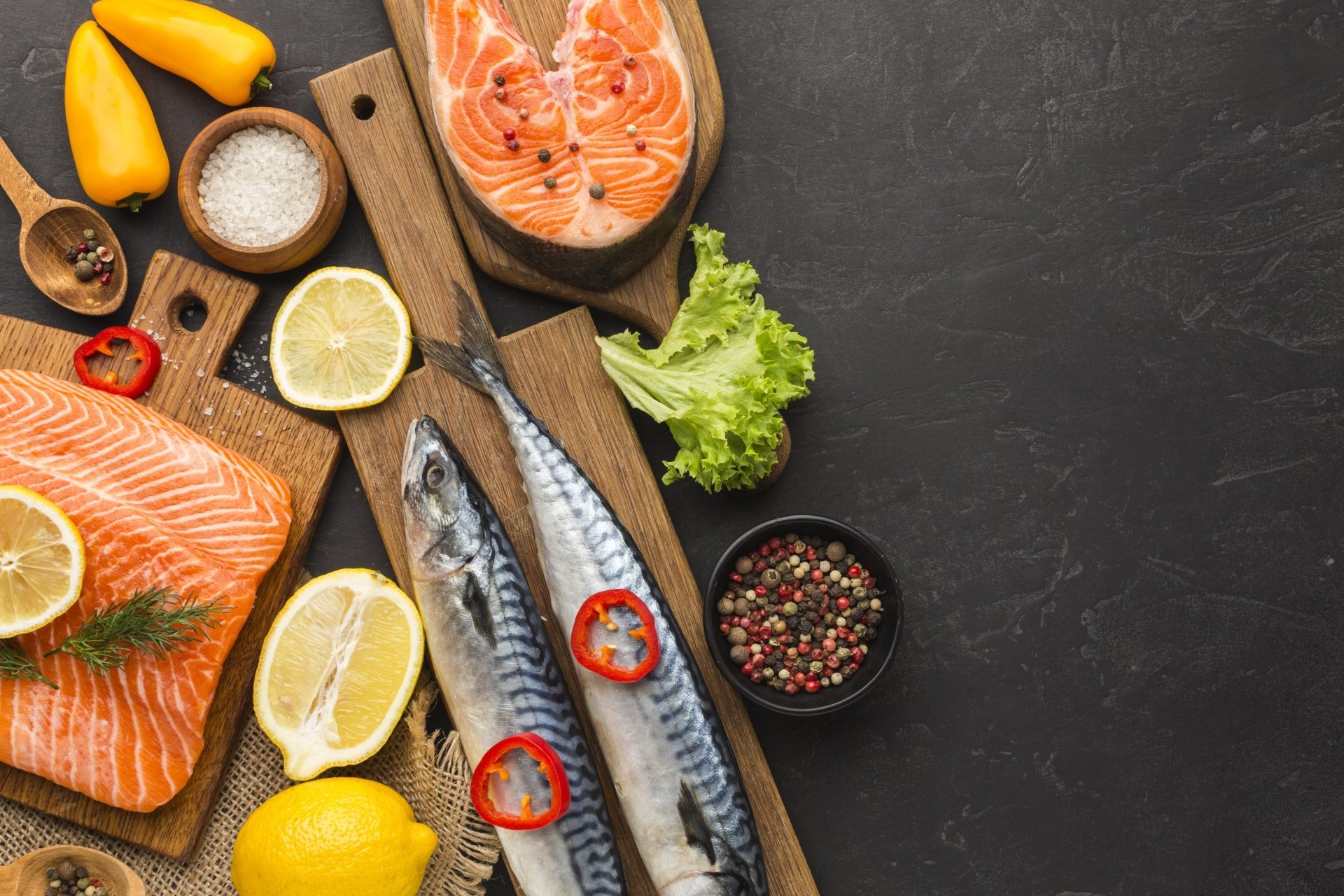 Download Food Fish HD Wallpaper