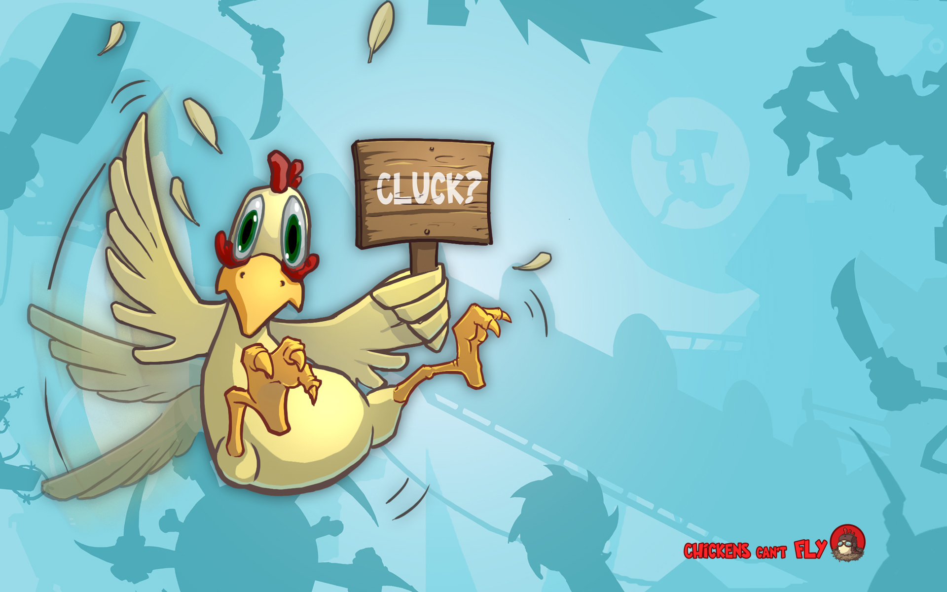 Download Video Game Chickens Can't Fly HD Wallpaper